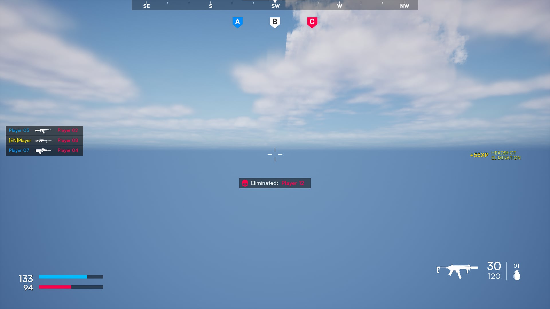 FPS interface UI/HUD - Killfeed/Compass - Pack Kit Ready to play, 카테고리 ...