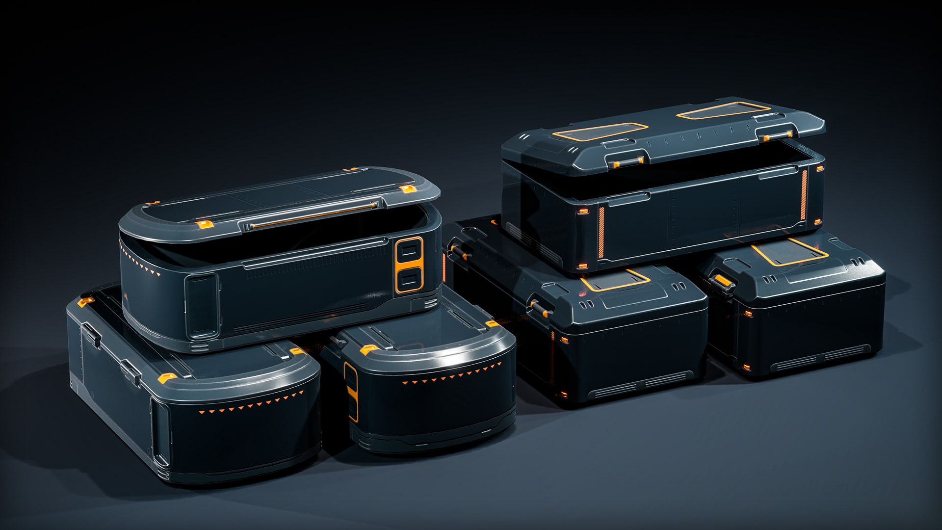 Ammunition Cargo Boxes in Props - UE Marketplace
