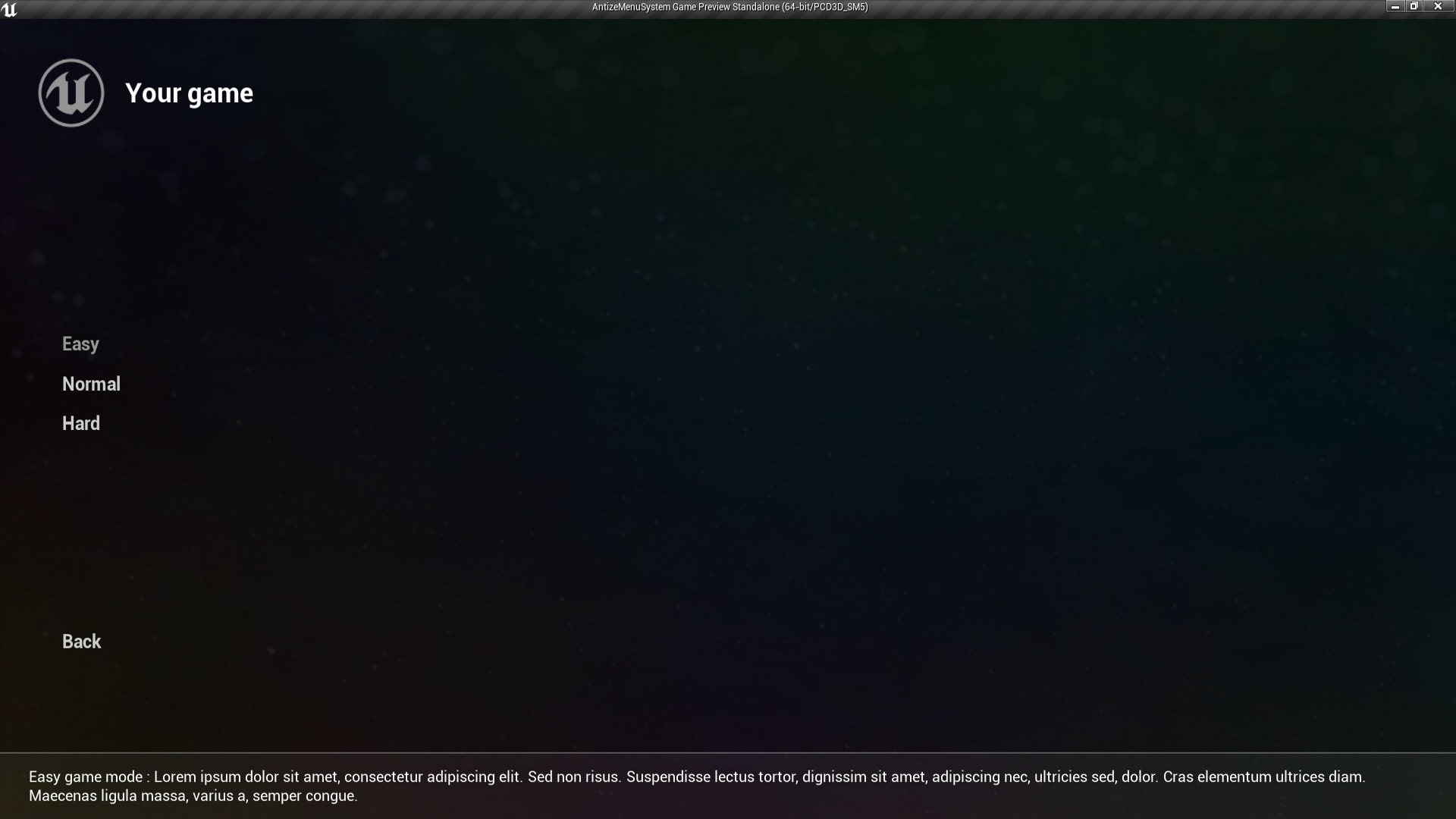 Complete Menu System (Main Menu & Option Menu) in Blueprints - UE ...