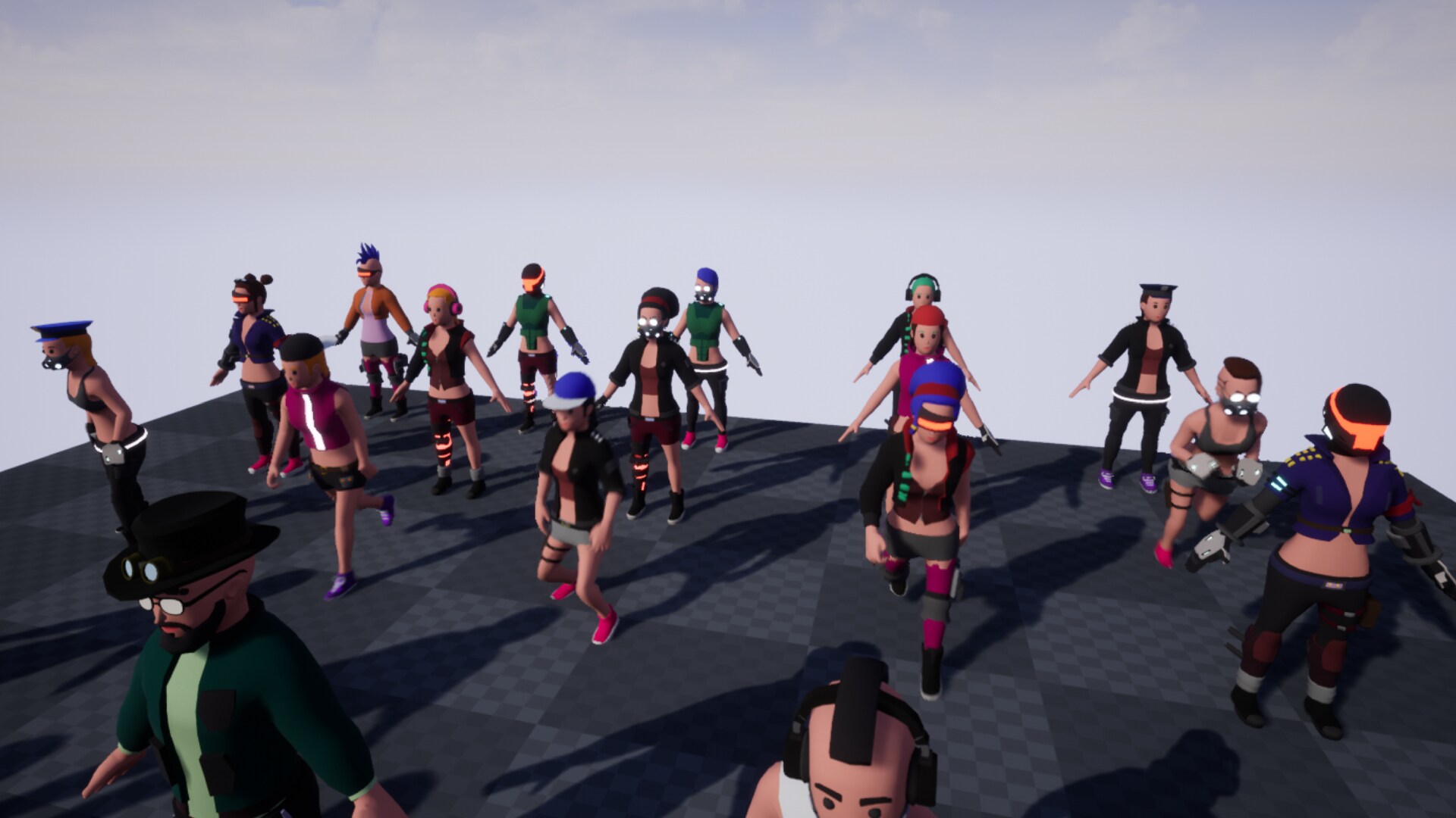 Customizable 3D Cyberpunk Characters Vol 1, 카테고리 캐릭터 - UE 마켓플레이스