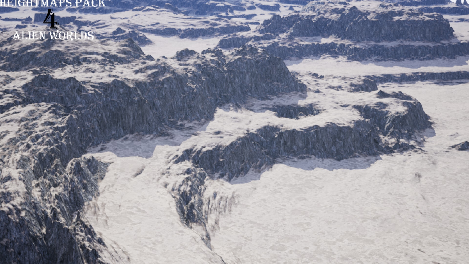 HeightMaps Pack 4 - Alien Worlds in Textures - UE Marketplace