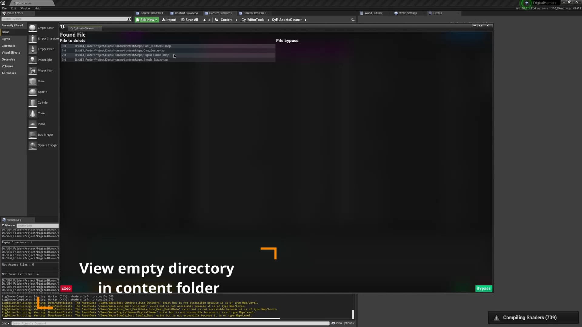 Cy EditorTools Assets Cleaner in Blueprints - UE Marketplace