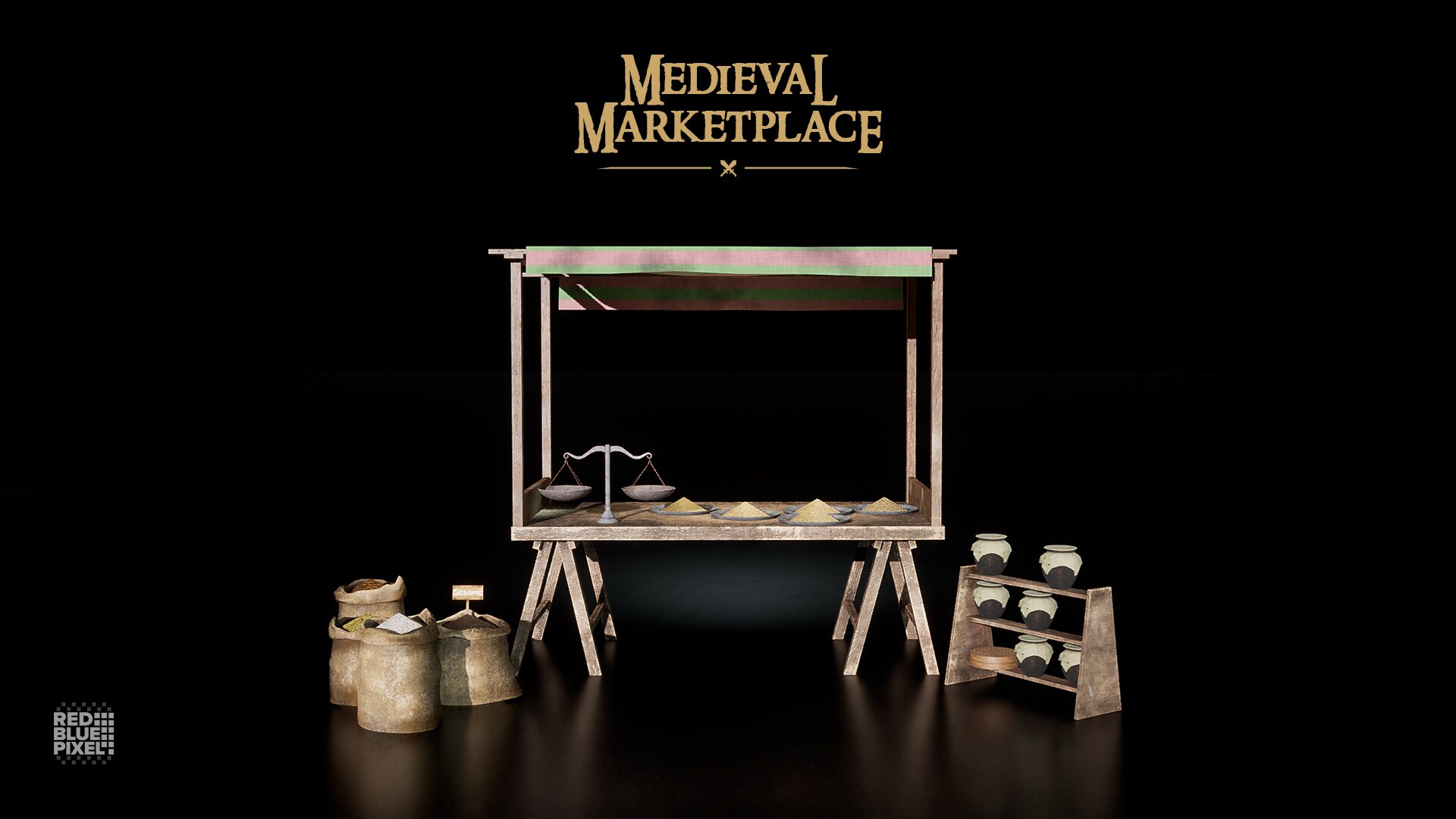 Medieval Market in Props - UE Marketplace