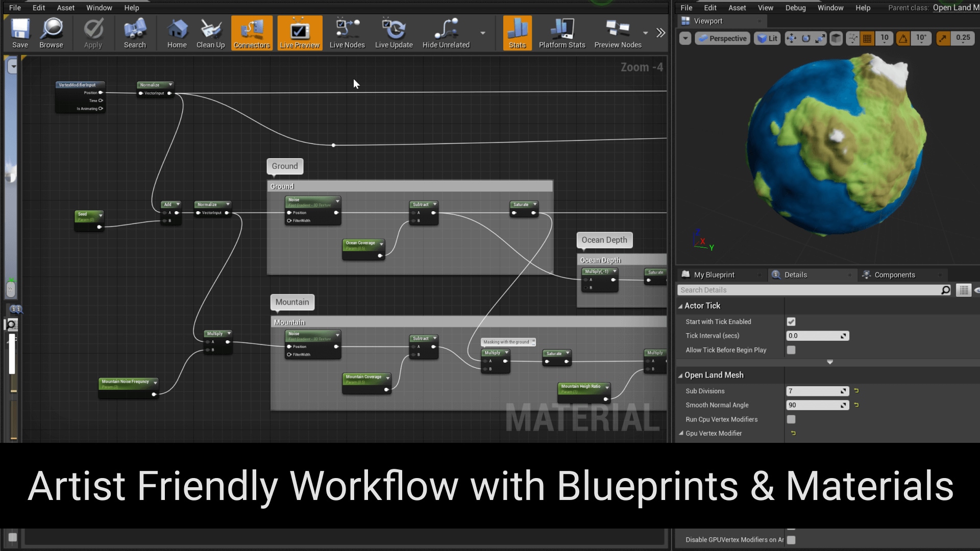 OpenLand Mesh in Code Plugins - UE Marketplace