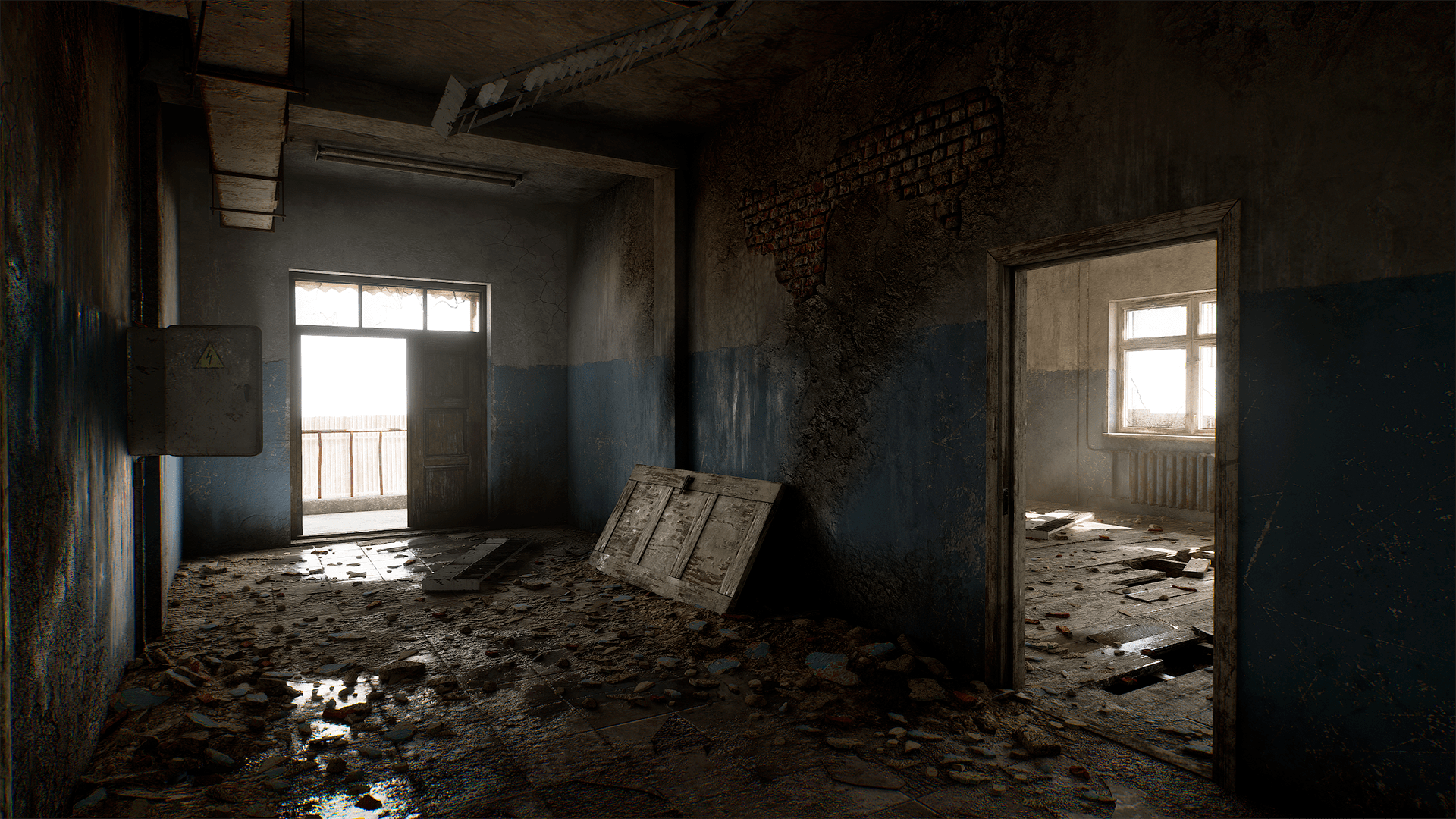 在环境创建的abandoned Brick Building V11 虚幻引擎商城