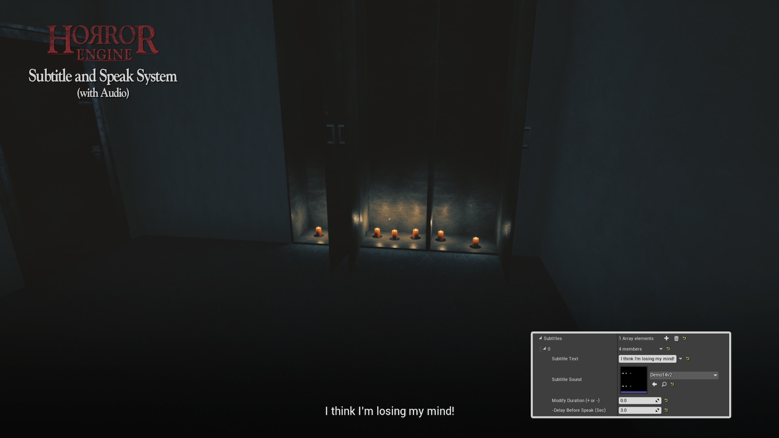 Horror Engine in Blueprints - UE Marketplace