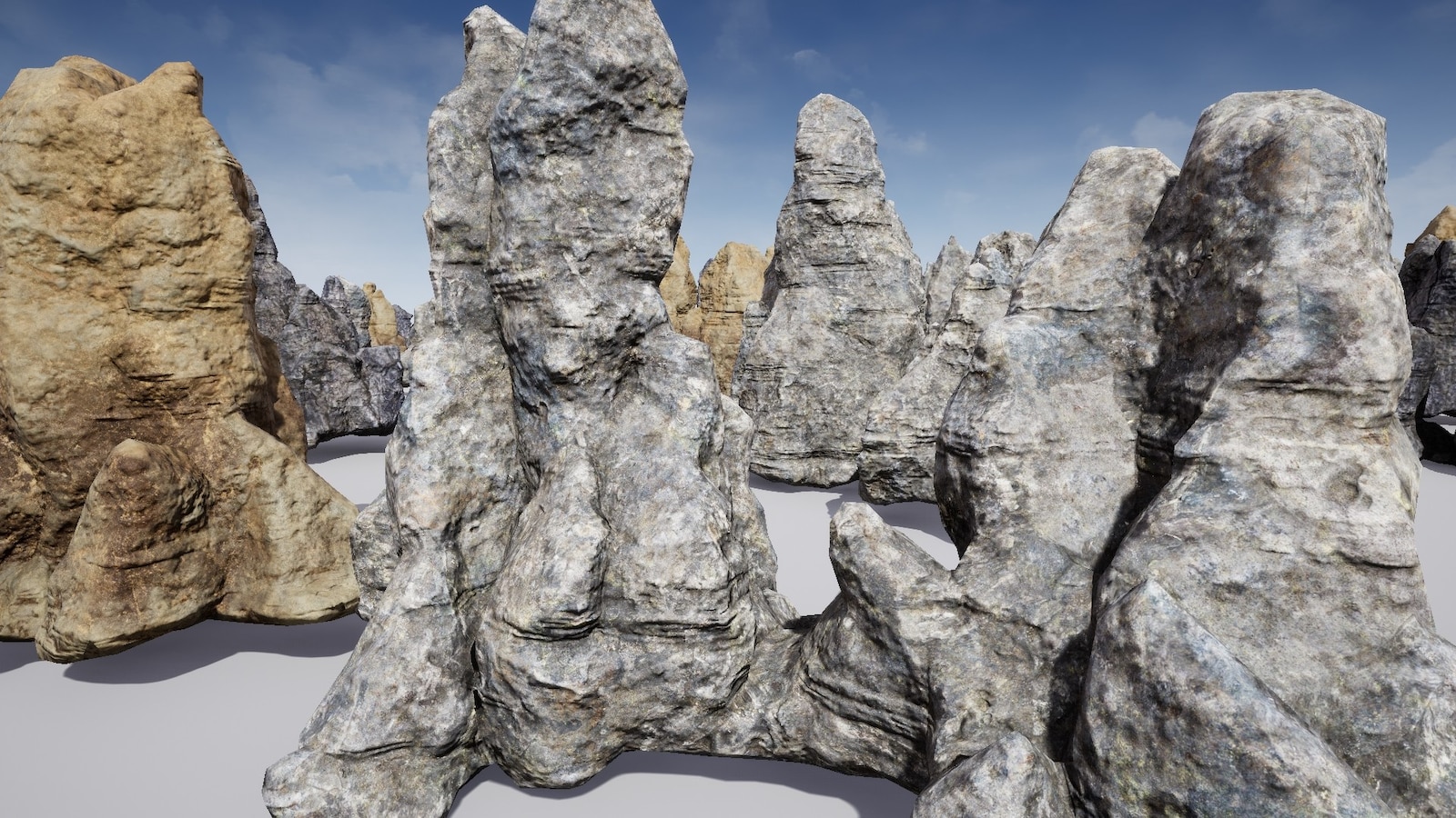 terrain and new textures test as u can see even upclose the rocks look ...