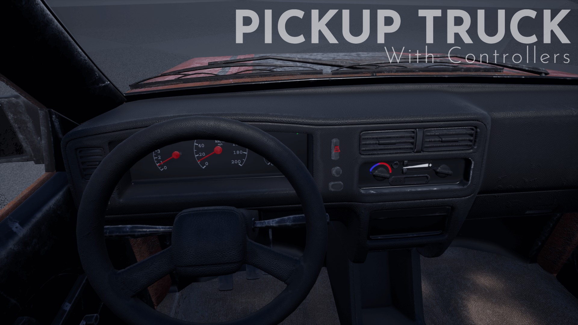 Realistic Pickup Truck Controller in Blueprints - UE Marketplace