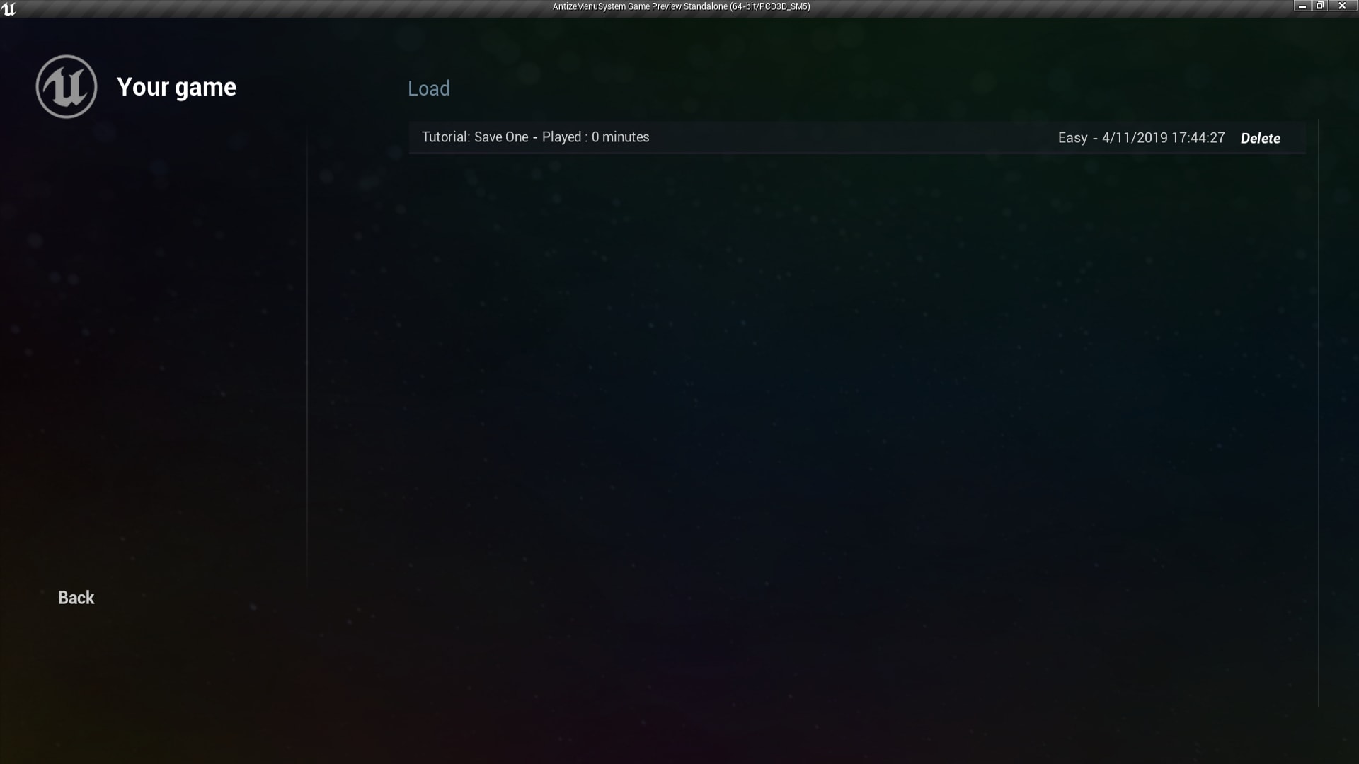 Complete Menu System (Main Menu & Option Menu) in Blueprints - UE ...
