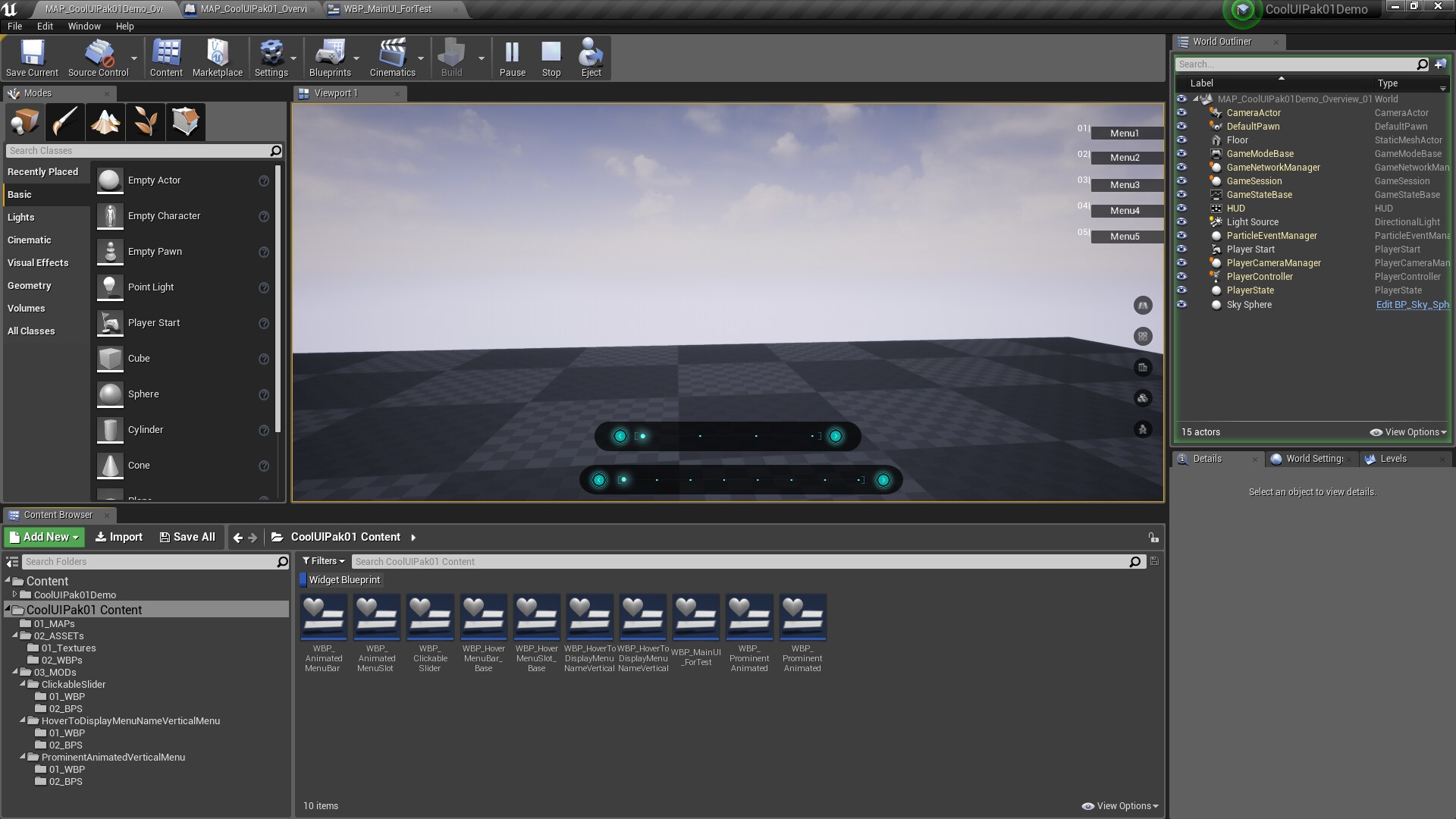 CoolUI Package 01 (UE4 UMG UI Package) in Blueprints - UE Marketplace