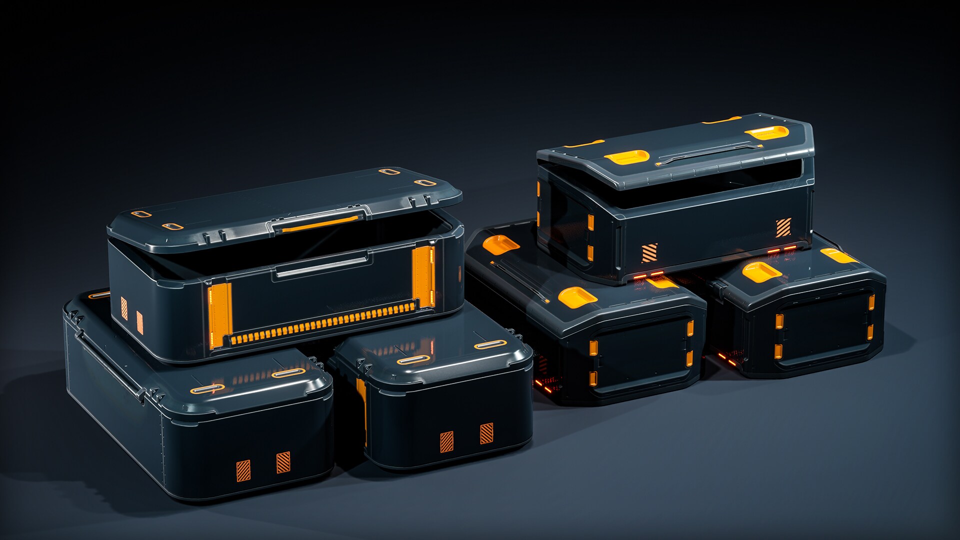 Ammunition Cargo Boxes in Props - UE Marketplace