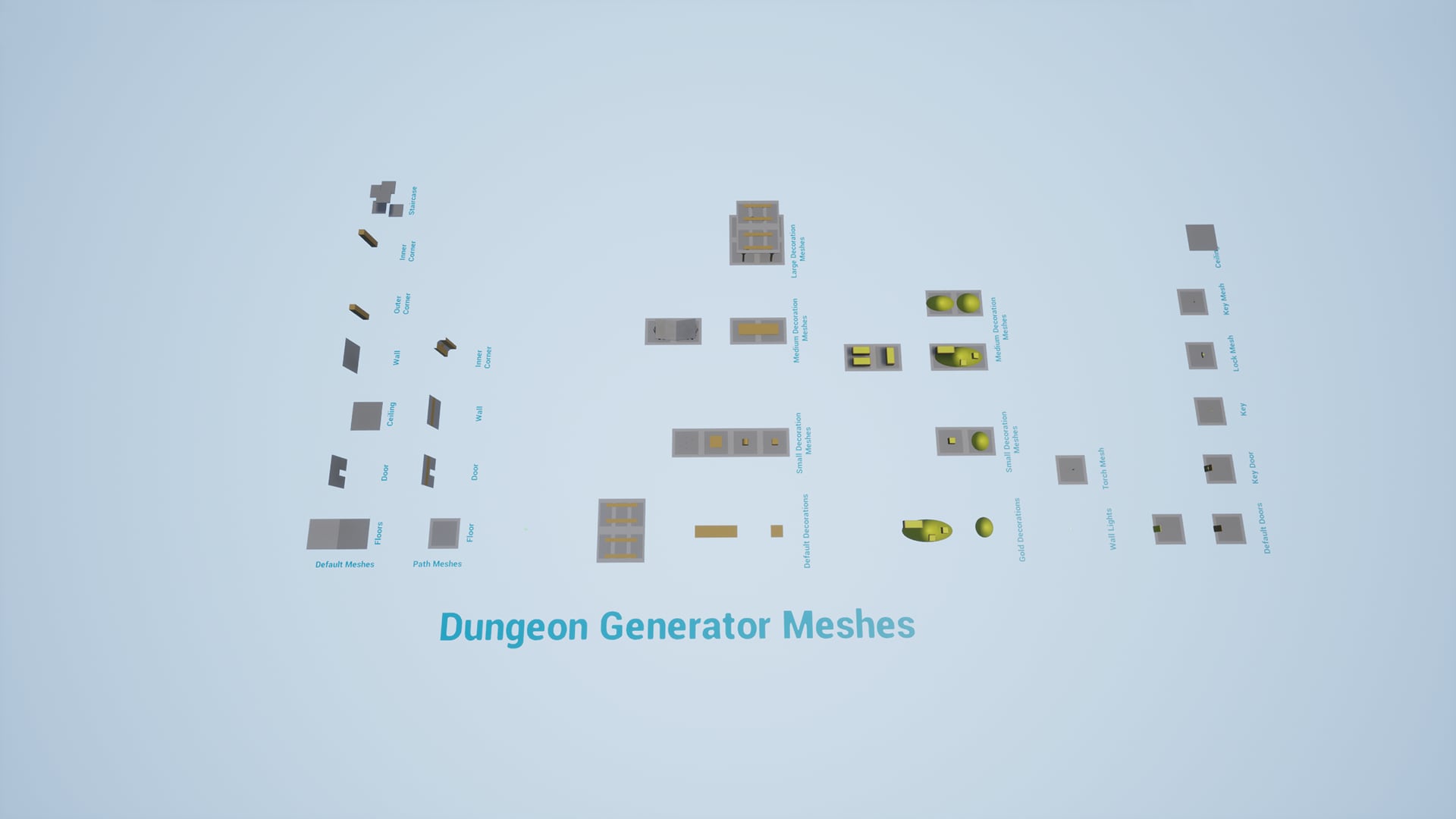 Procedural Dungeon Generator in Blueprints - UE Marketplace