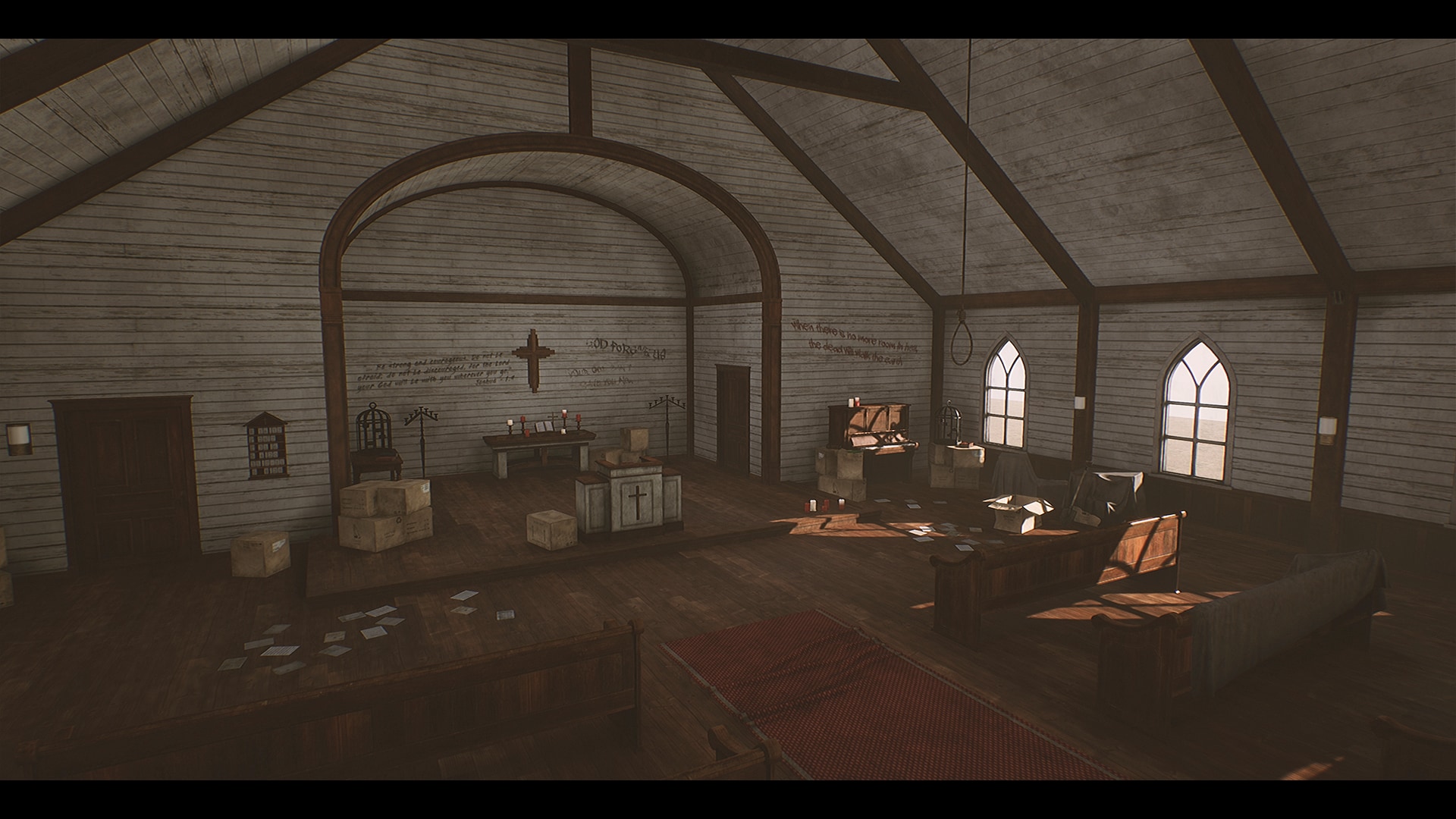Creating Abandoned Church 3D Environment In Unreal Engine, 01/12/2024