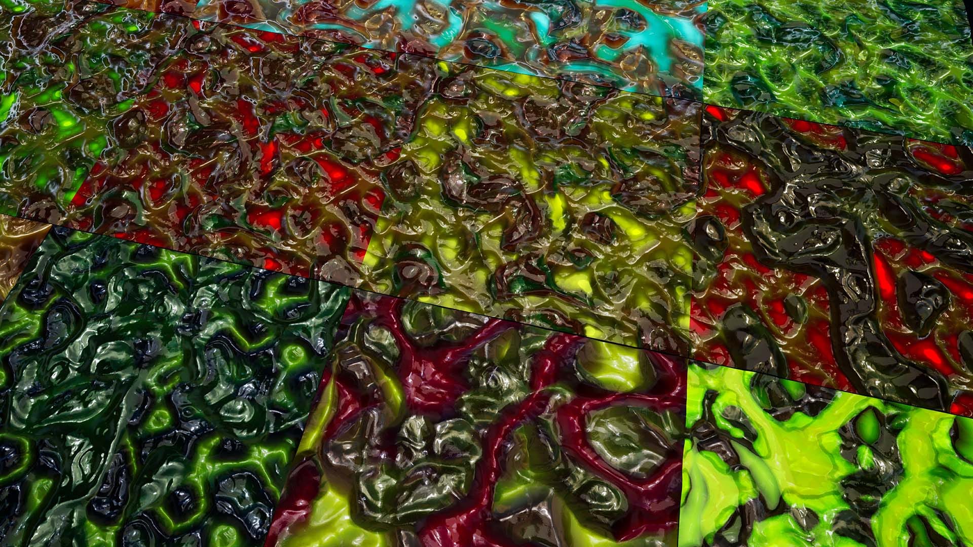 40 Sci-Fi Alien Biomass Materials：マテリアル - UE マーケットプレイス