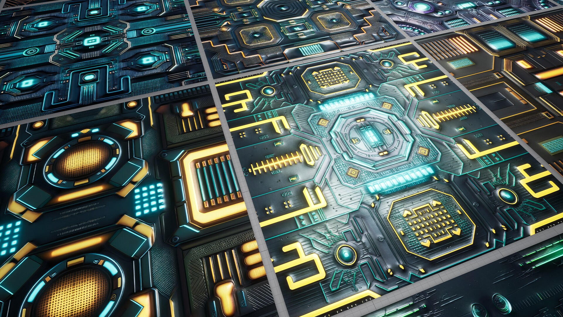 20 Cyberpunk Materials in Materials - UE Marketplace