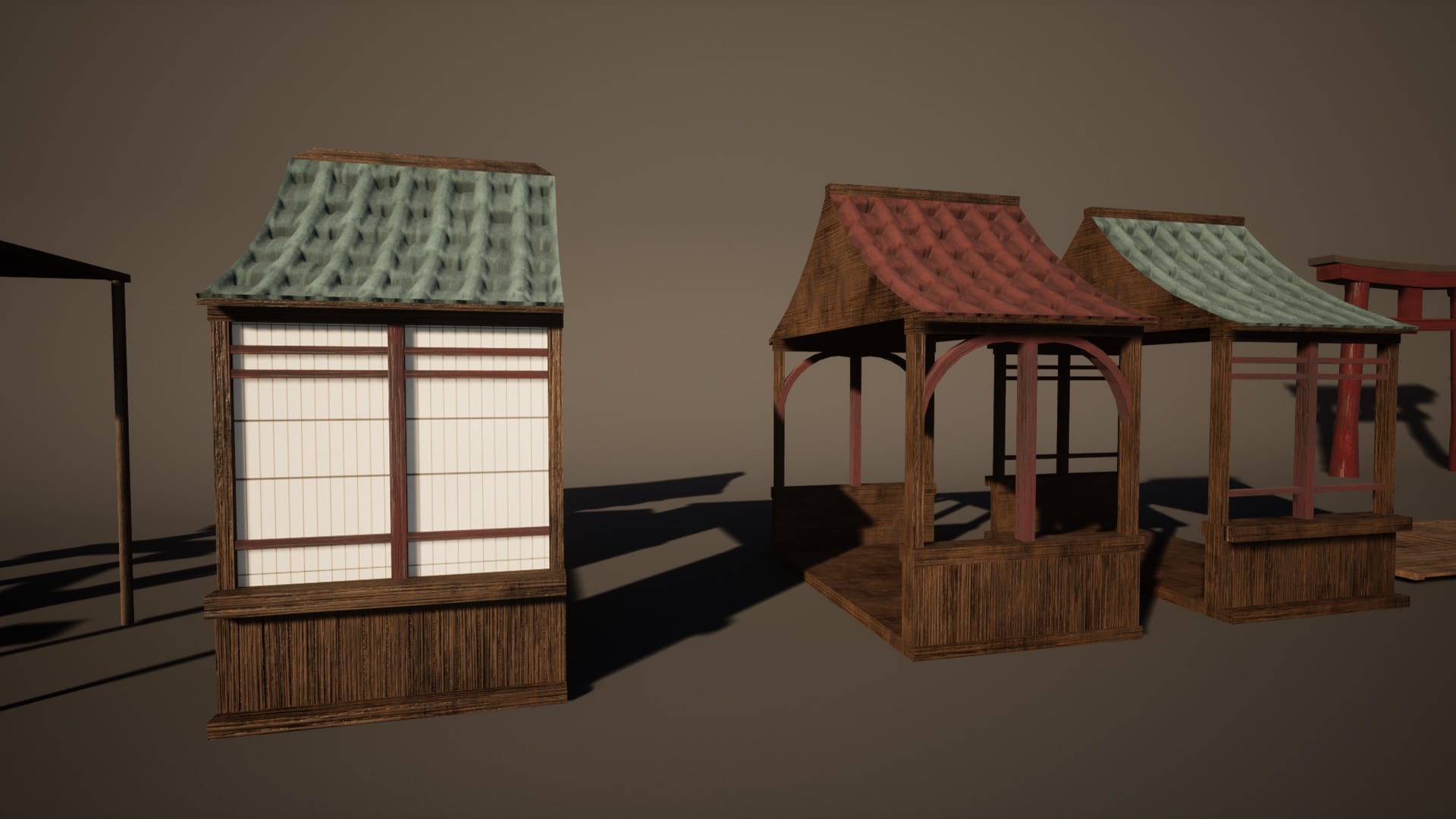Asian city : building modules in Props - UE Marketplace