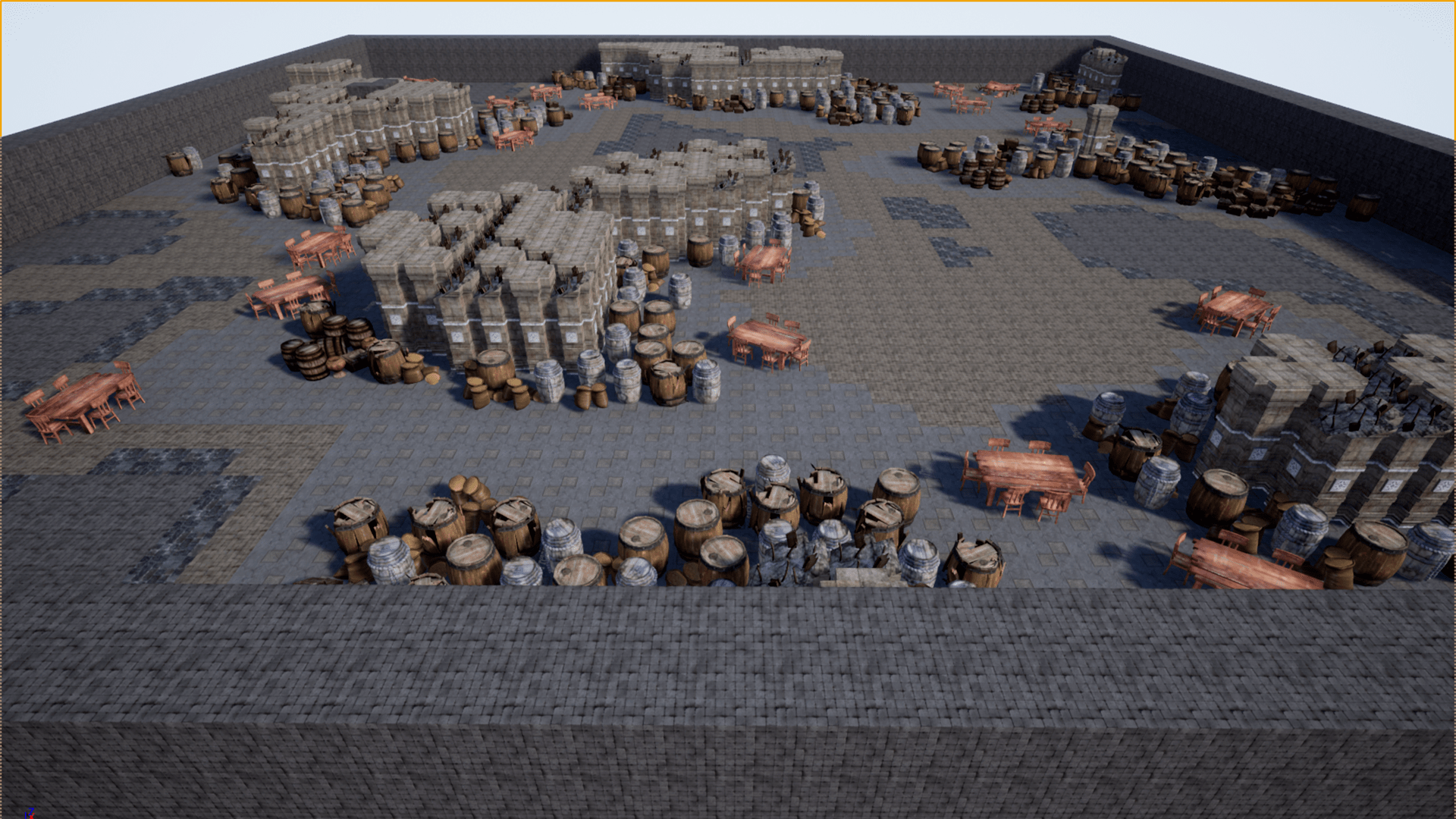 Procedural Level Generator From Perlin Noise And Curve Heightmap In