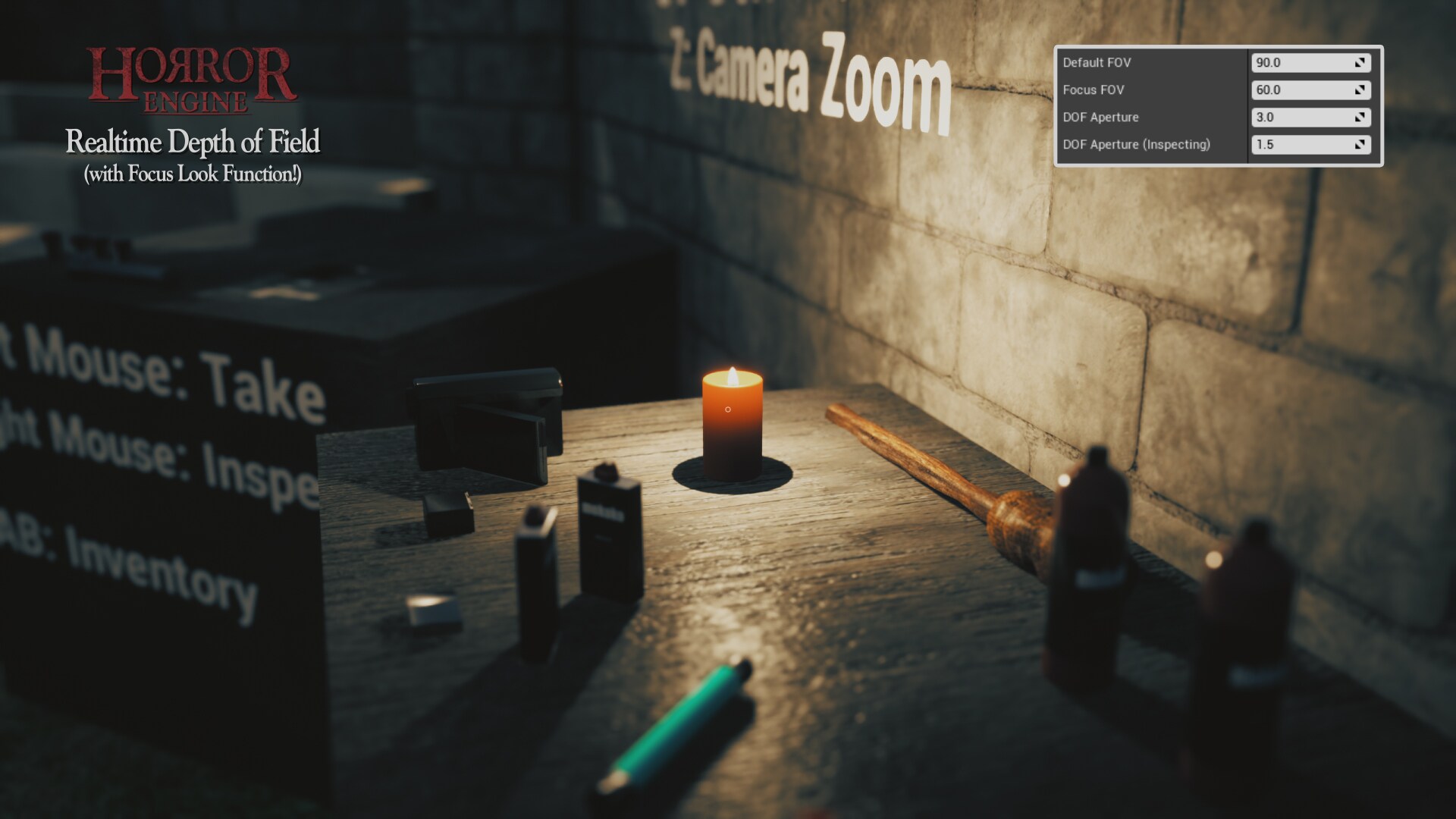 Horror Engine in Blueprints - UE Marketplace