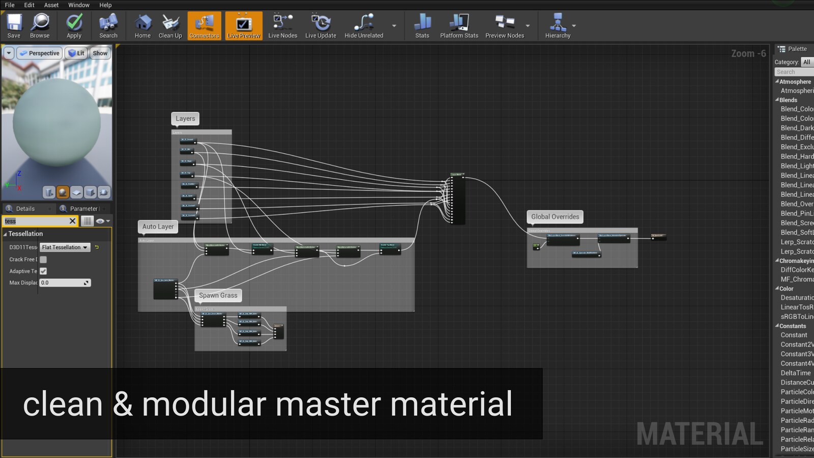 OpenLand - Customizable Landscape Auto Material in Environments - UE Marketplace