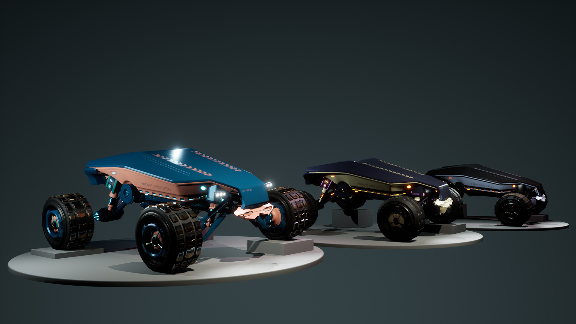 Driveable Mars Rover