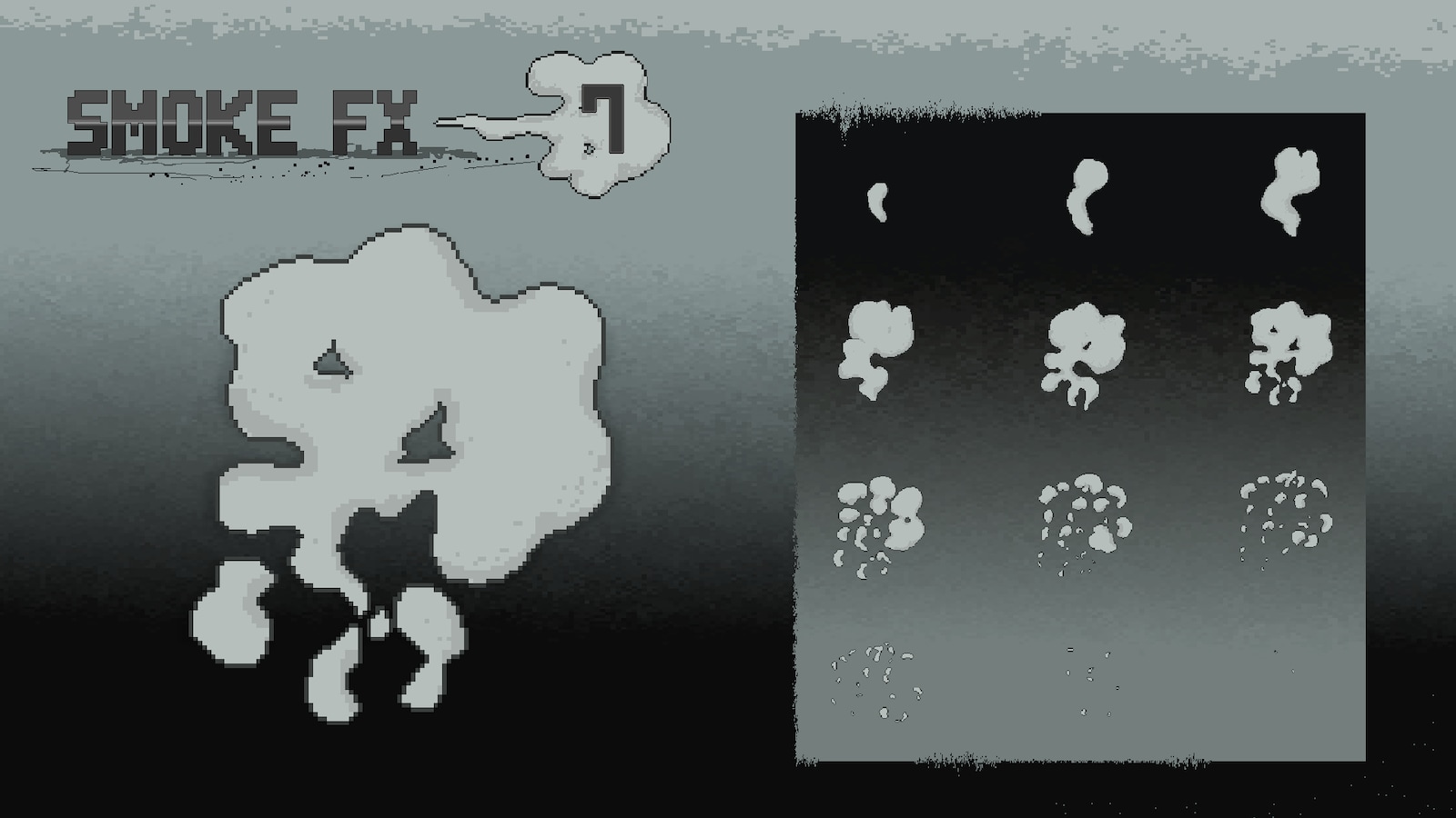 Pixel Art - Smoke FX Pack in 2D Assets - UE Marketplace