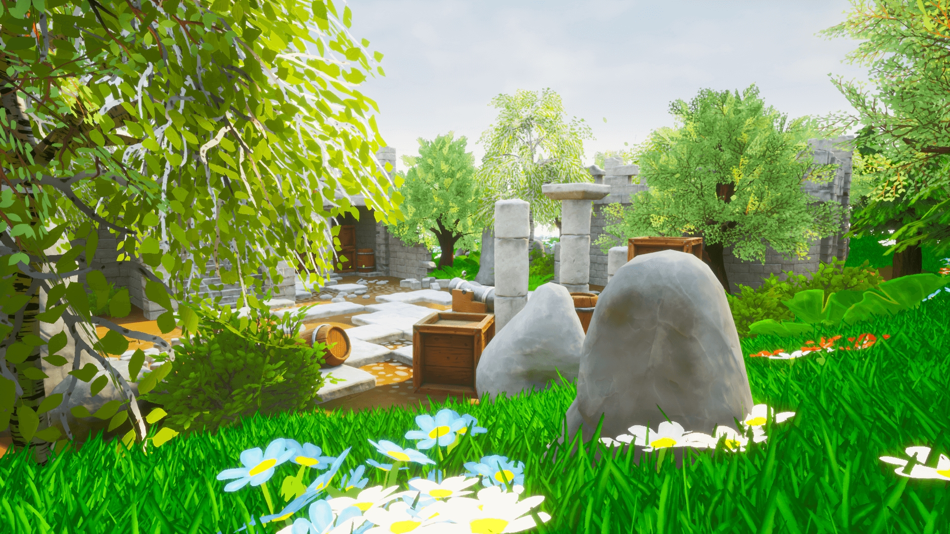 Stylized Ruins Environment in Environments - UE Marketplace