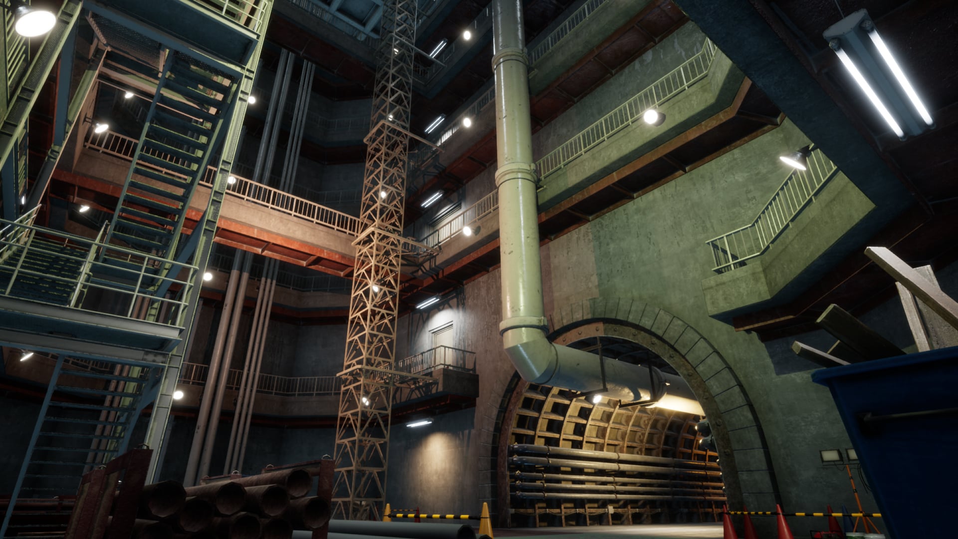 Underground Facility Set in Environments - UE Marketplace