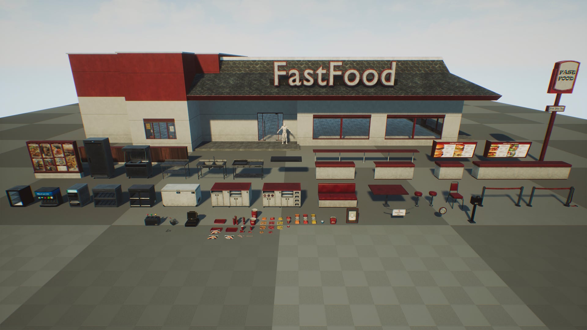 Fast Food Restaurant Buildings