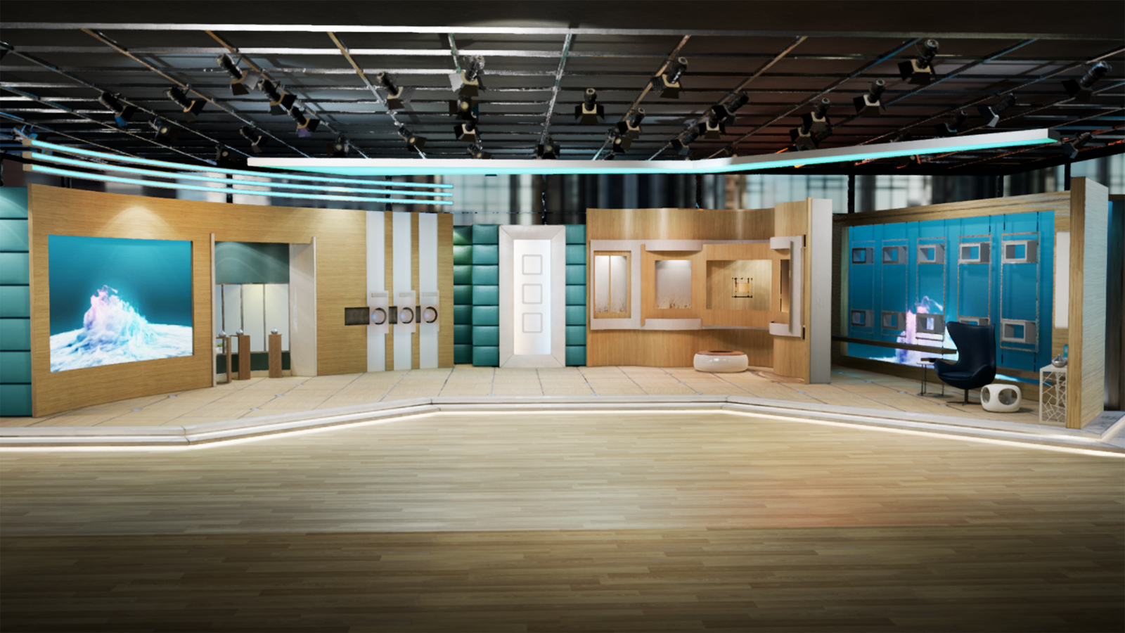 Virtual set Morning show in Architectural Visualization - UE Marketplace