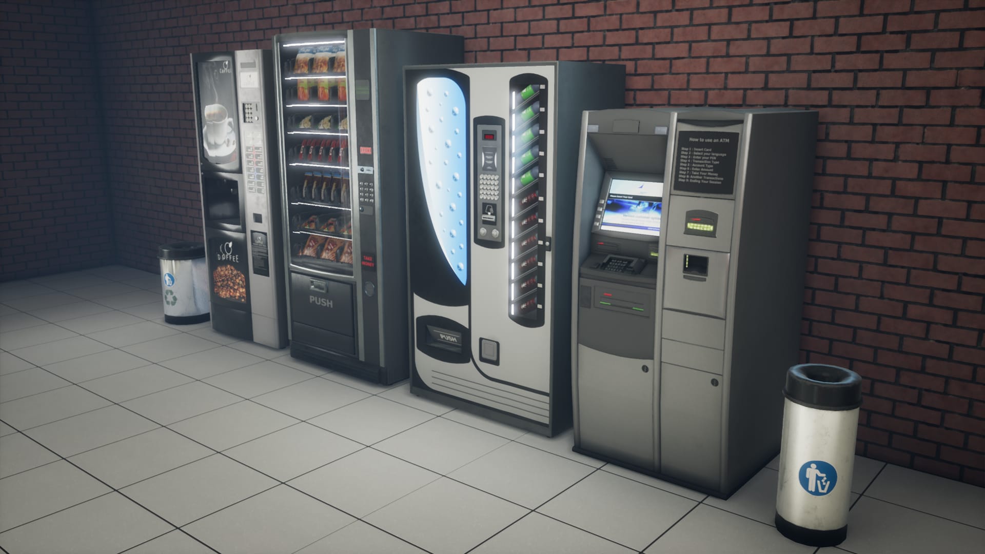 Vending Machines and ATM in Props - UE Marketplace