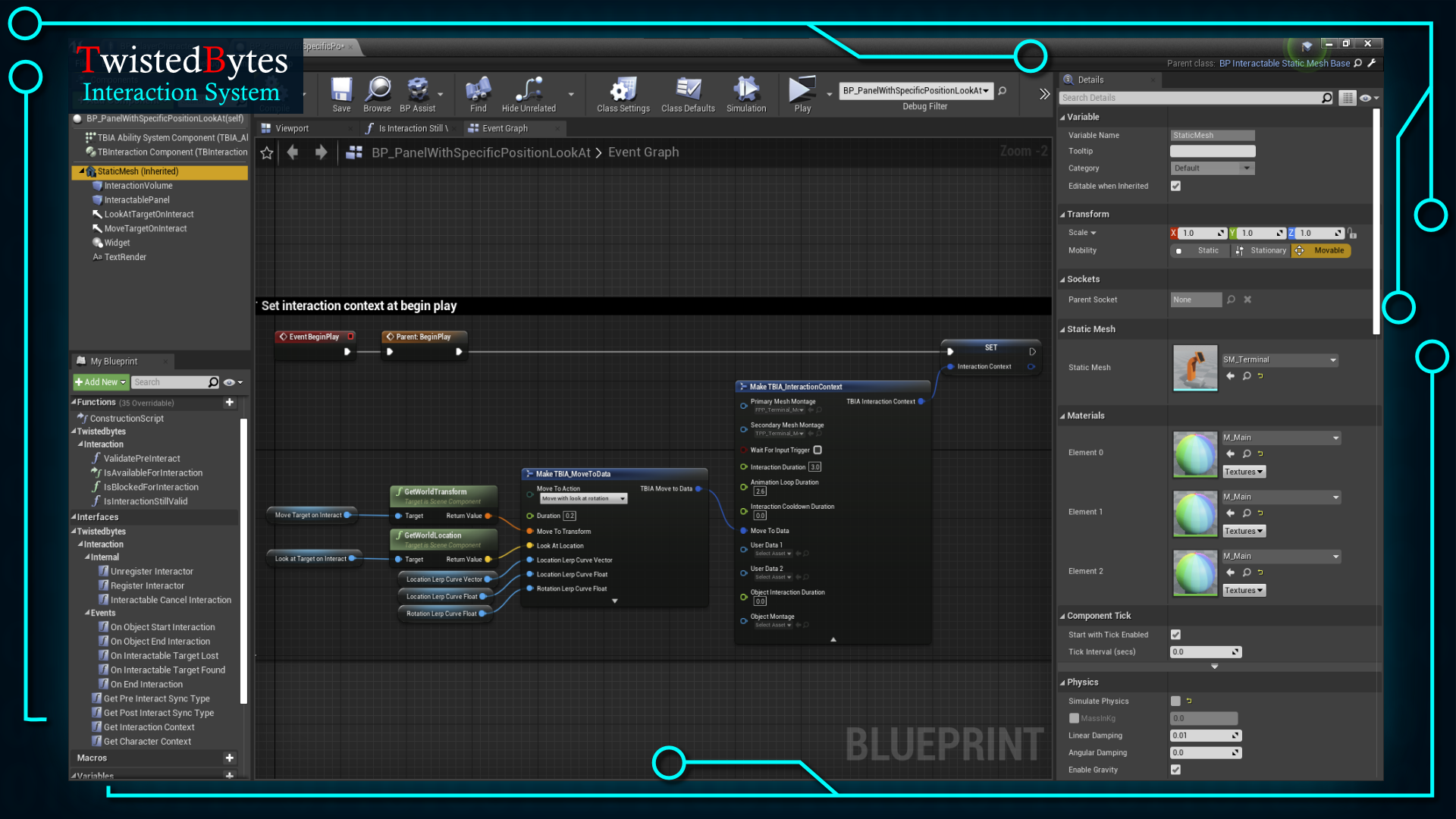 Twistedbytes Interaction System 