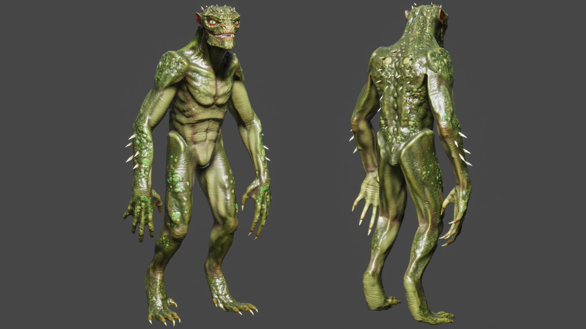 Alien Lizard 01 in Characters - UE Marketplace