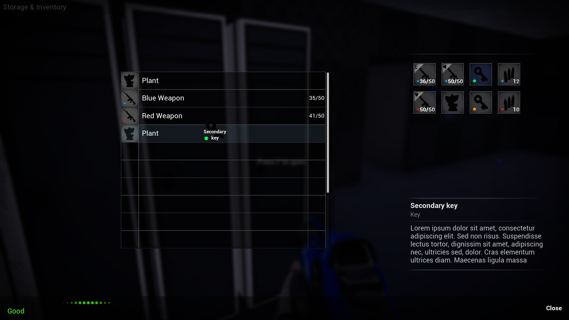 Inventory System in - UE Marketplace