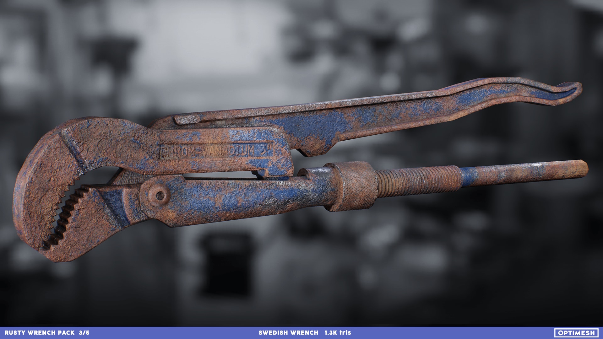 Rusty Wrench Pack in Props - UE Marketplace