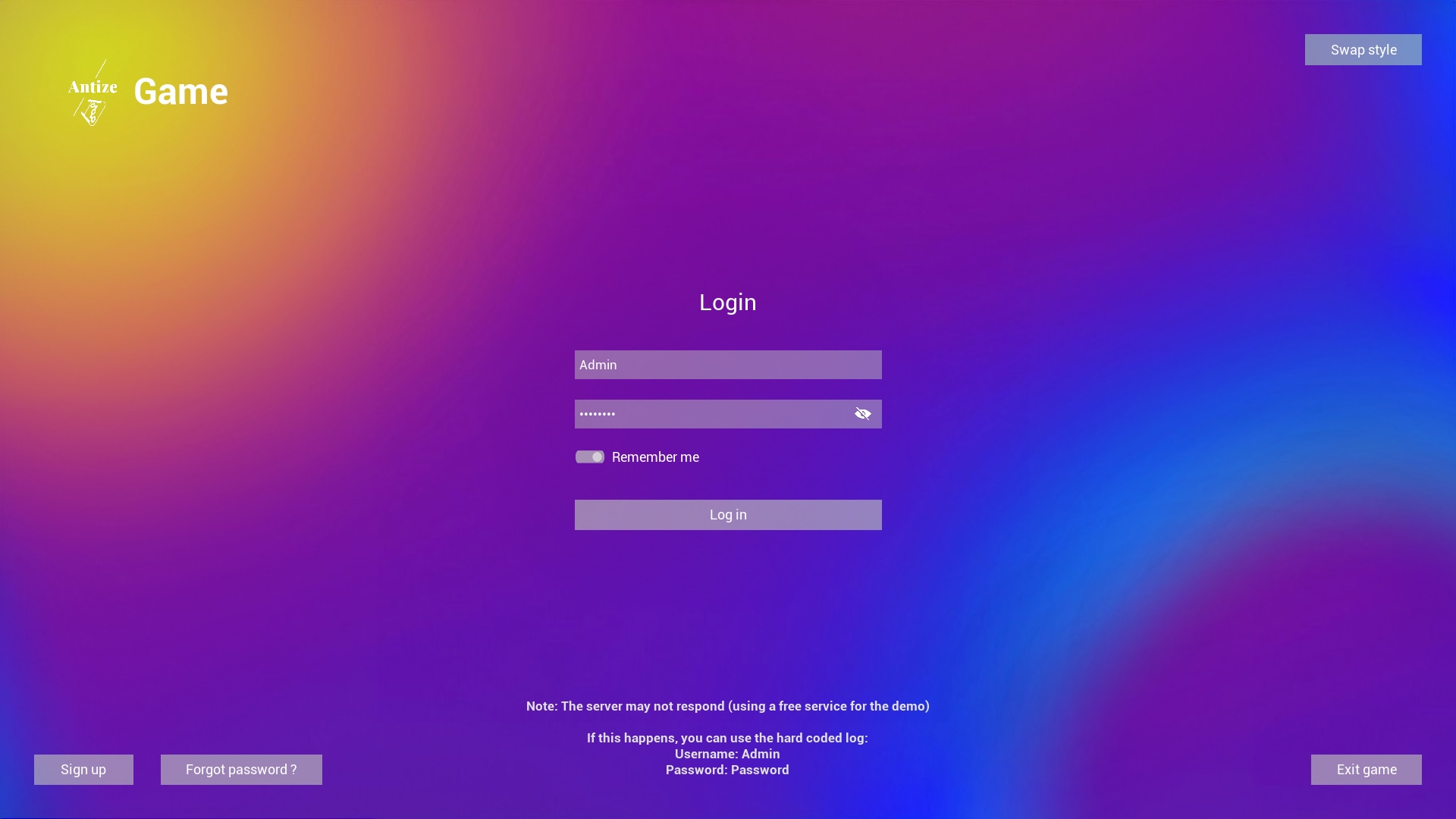 Login Screen System in Blueprints - UE Marketplace Login Screen System in Blueprints - UE Marketplace