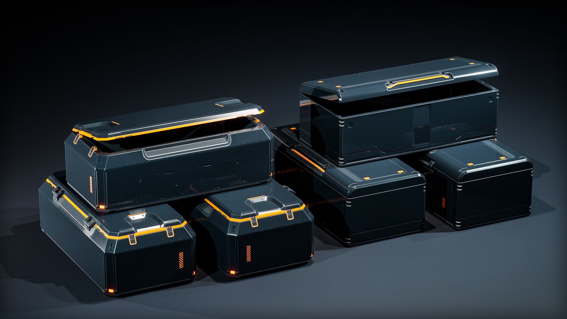 Ammunition Cargo Boxes in Props - UE Marketplace