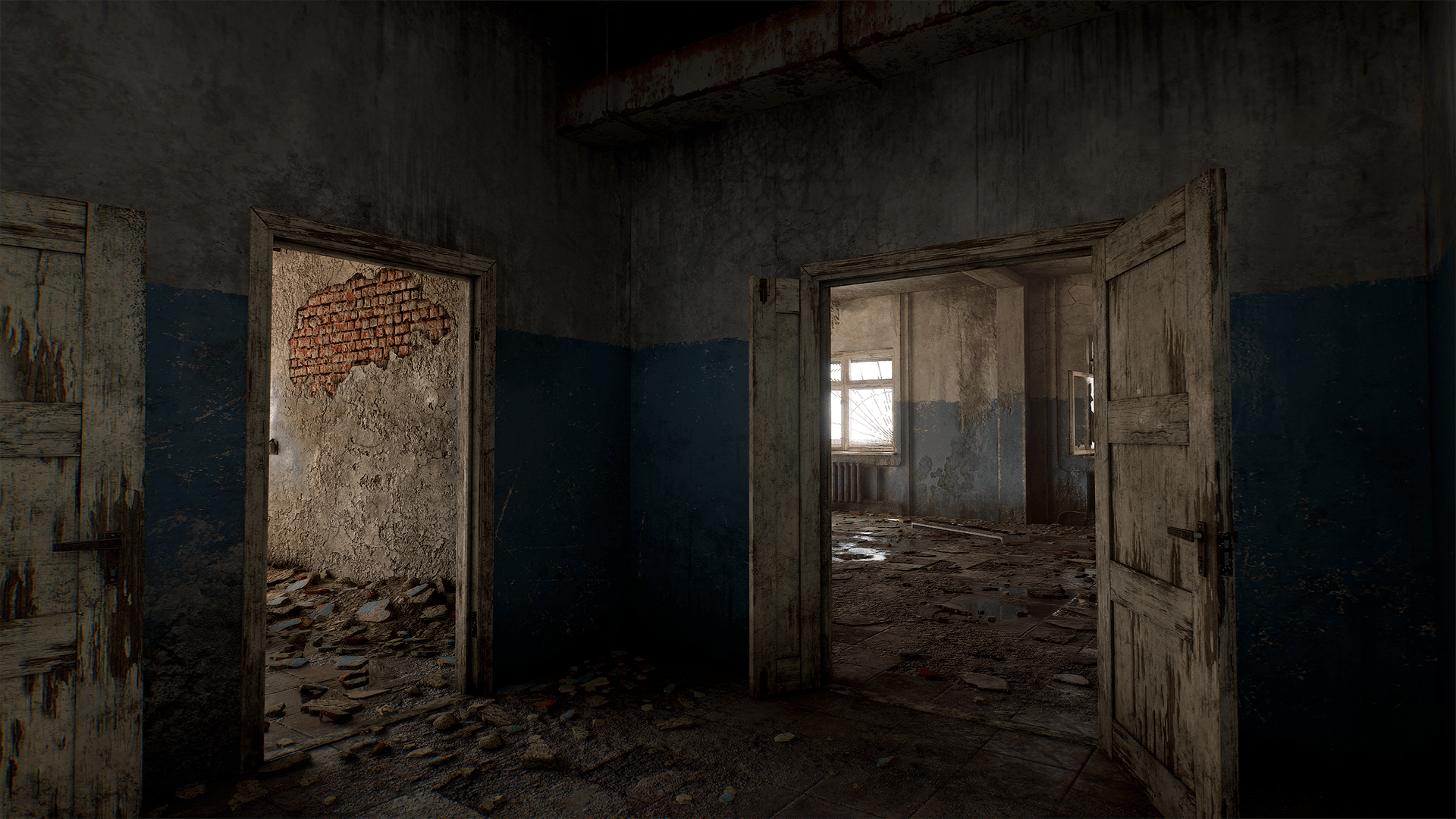 在环境创建的abandoned Brick Building V11 虚幻引擎商城