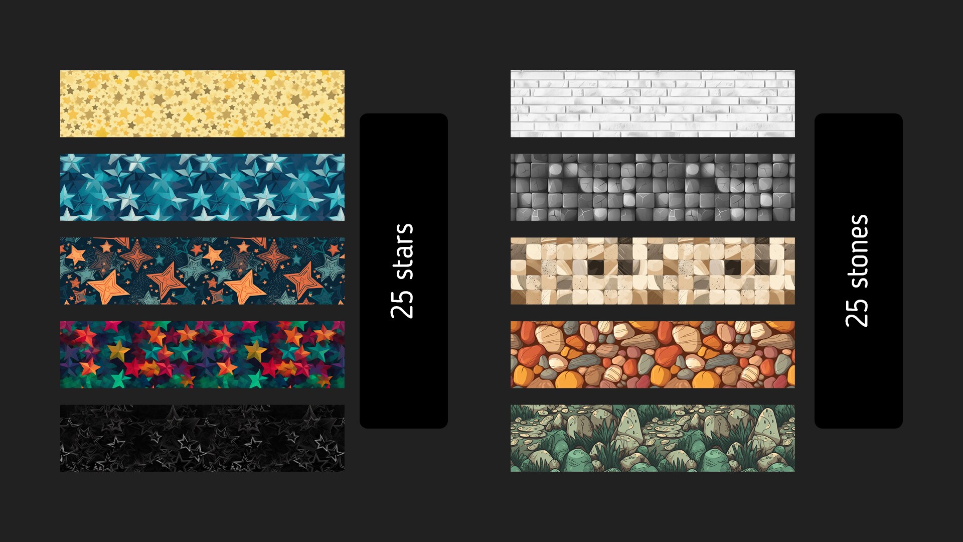 Seamless vector 2D textures in 2D Assets - UE Marketplace