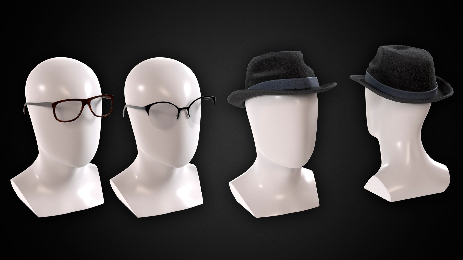 Hats Bundle：プロップ・小物 - UE マーケットプレイス