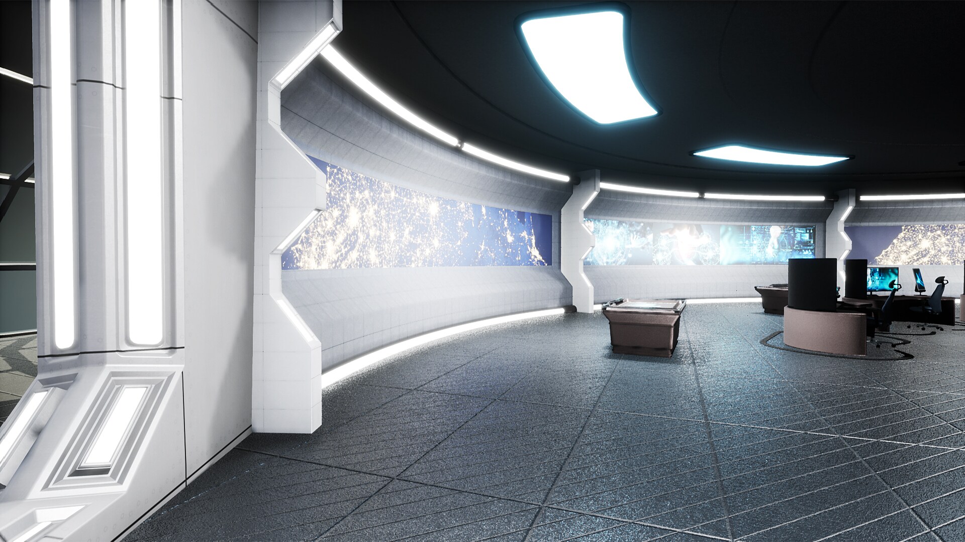 在环境创建的Command Center Environment Package - 虚幻引擎商城