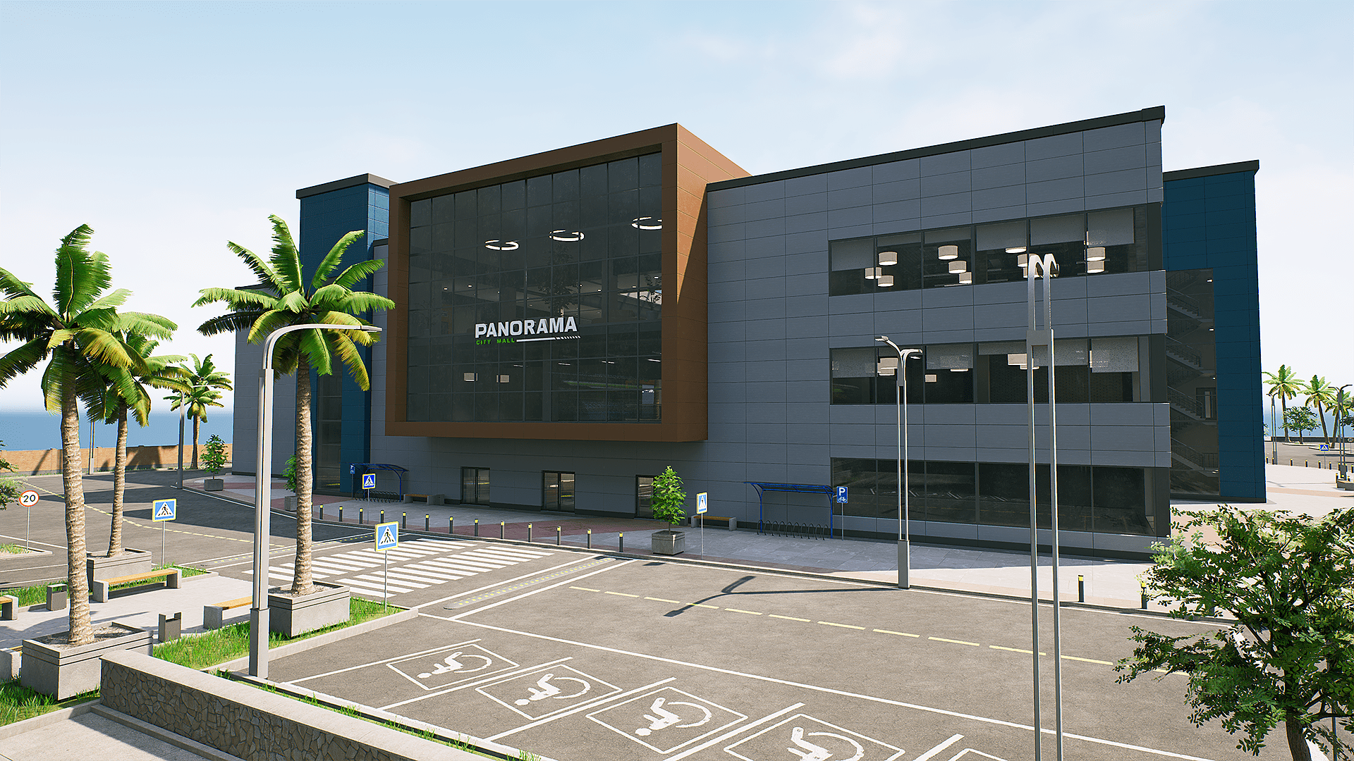 Shopping Mall (MODULAR BUILDING)：環境 - UE マーケットプレイス