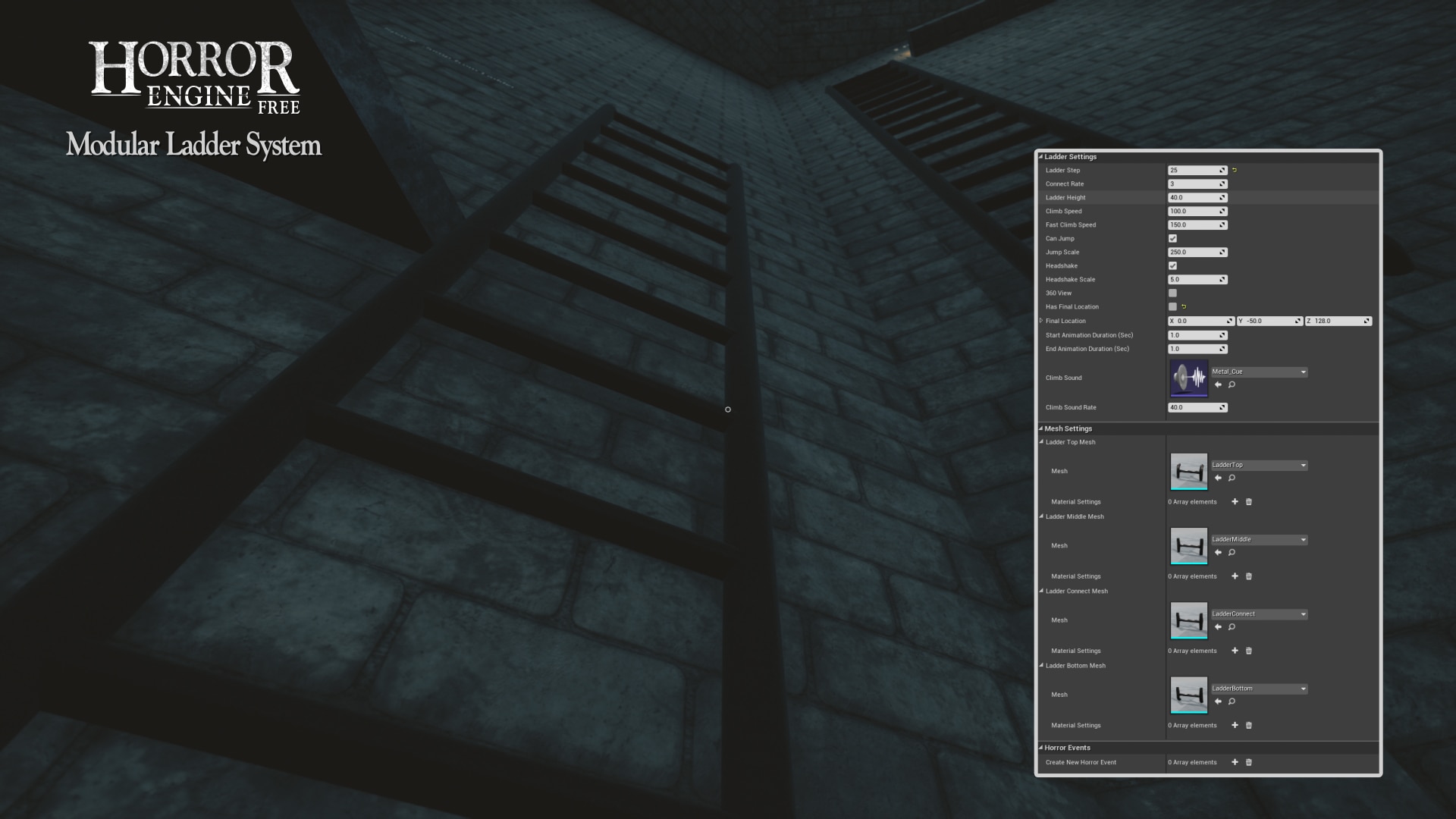 Horror Engine in Blueprints - UE Marketplace
