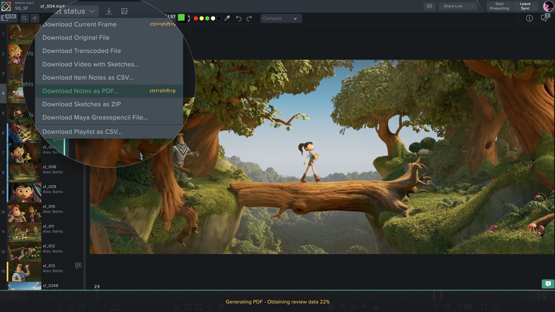 Unity SyncSketch in Animations - UE Marketplace
