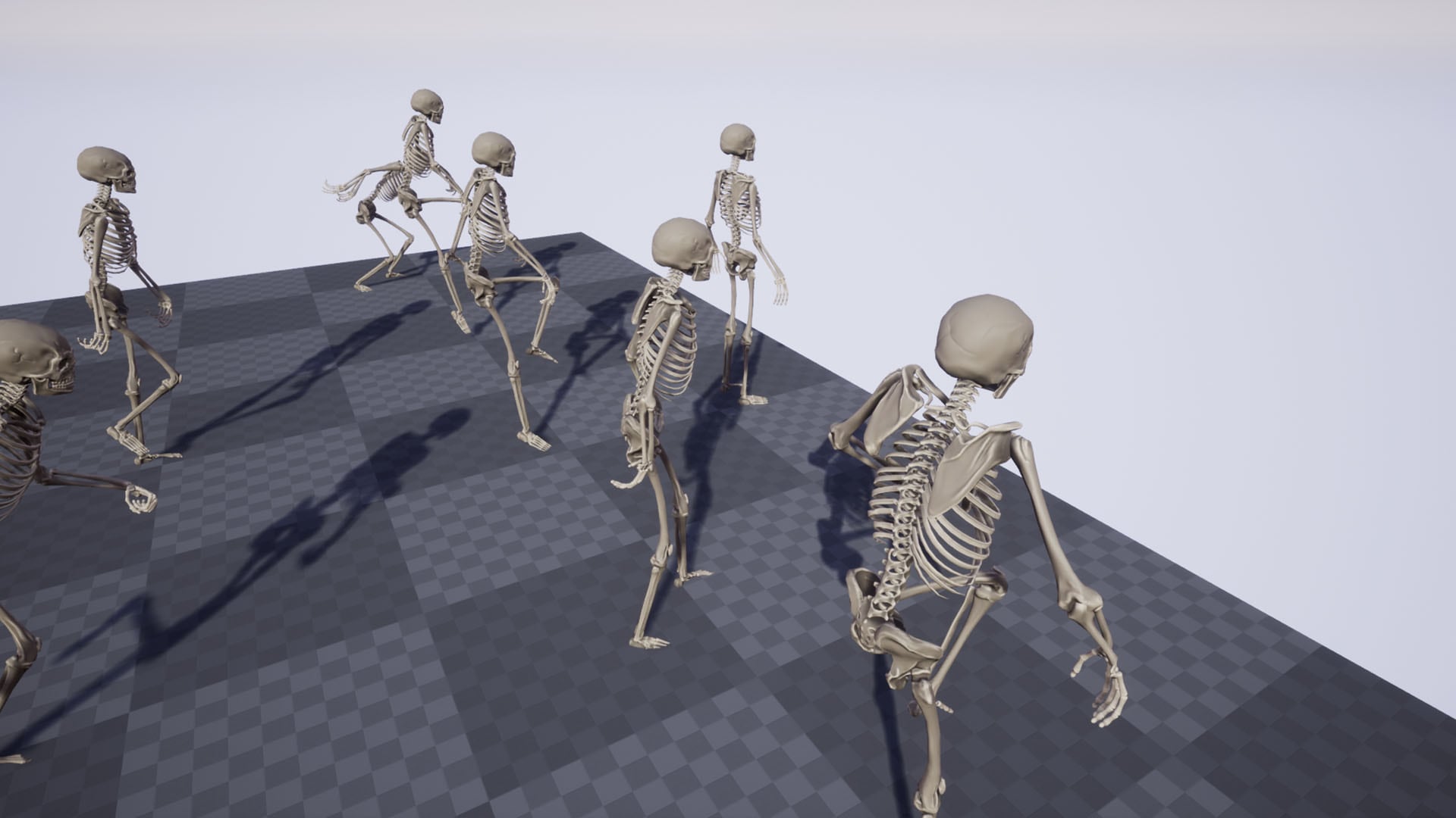 在角色创建的LOW POLY STYLIZED HUMAN SKELETON - 虚幻引擎商城