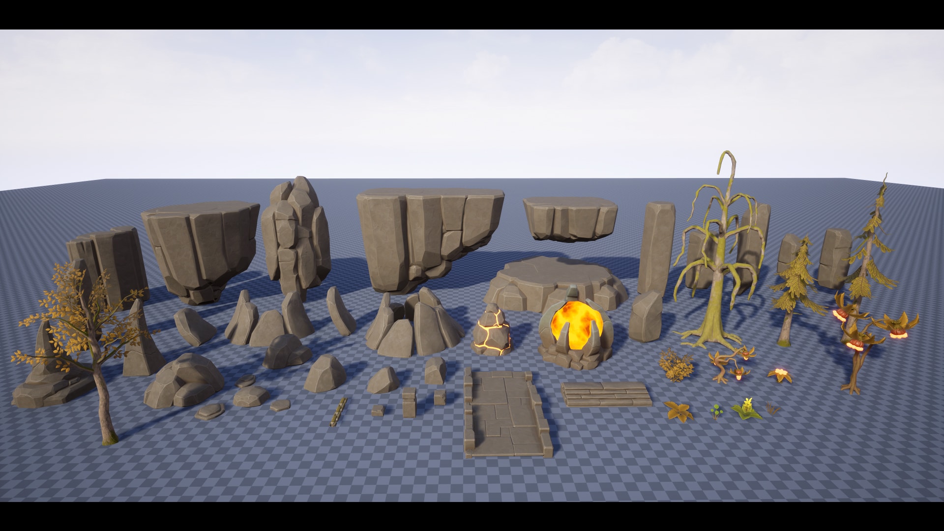 Stylized "Underworld" in Environments - UE Marketplace