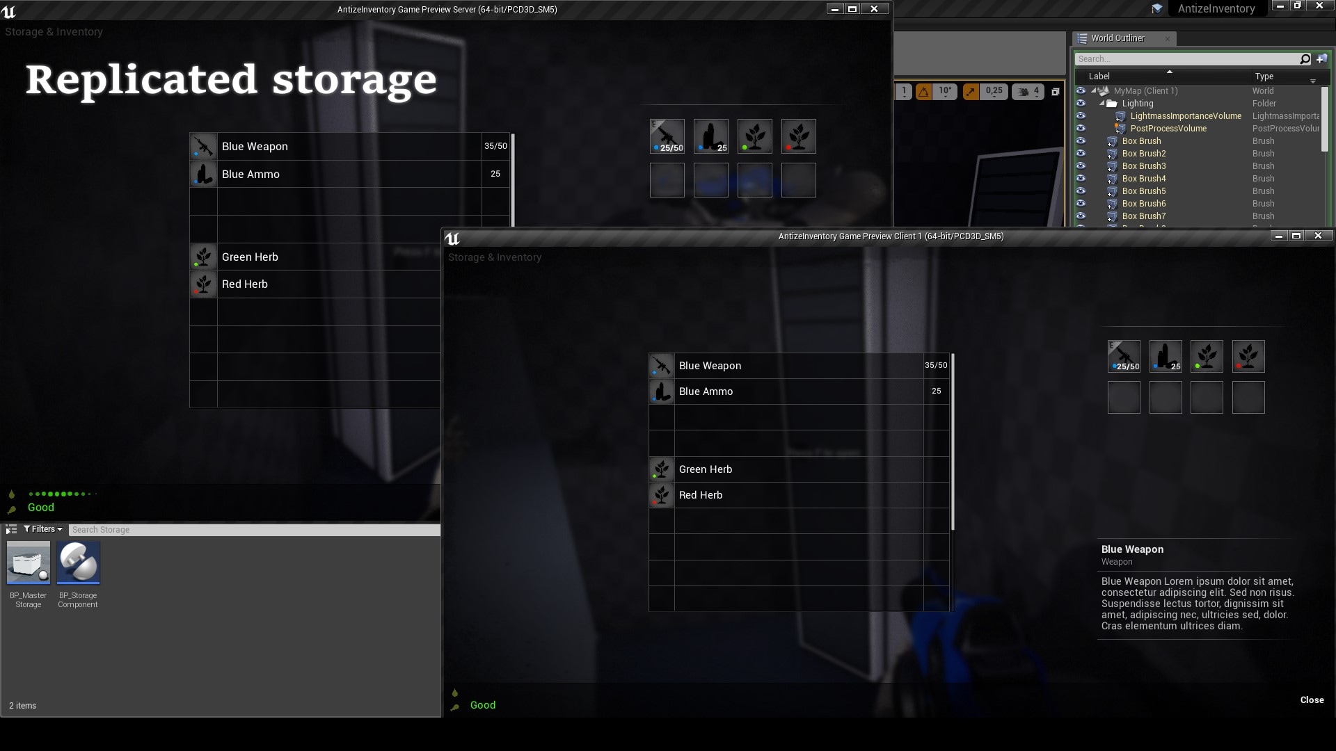 Kit System (Main Menu, Option, Chat, Inventory, Light, Ping, Name ...