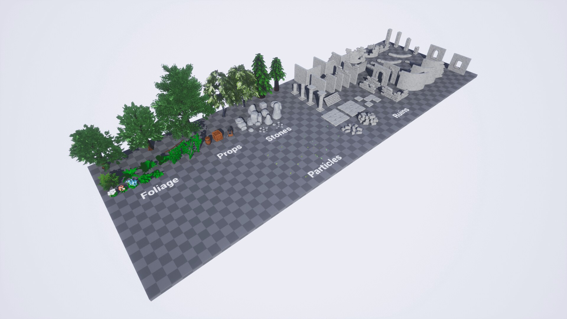 Stylized Ruins Environment in Environments - UE Marketplace