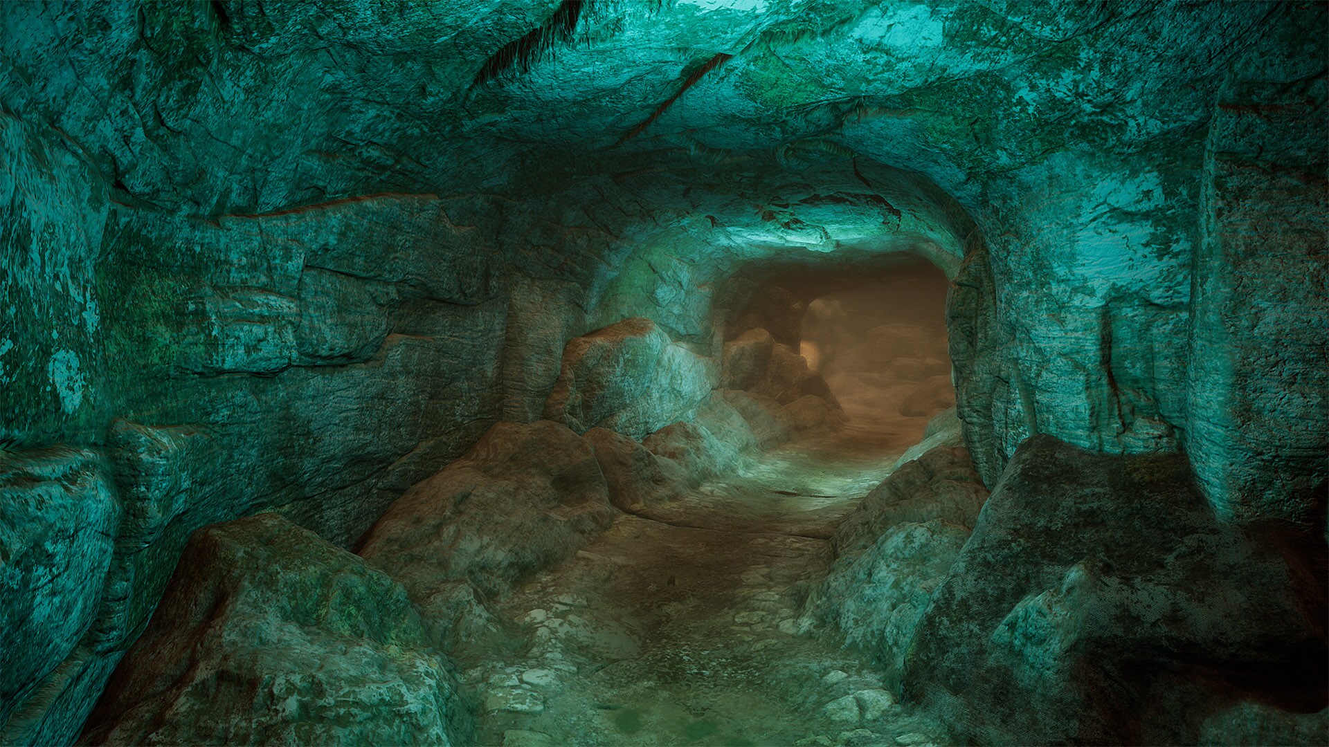 Modular Lost Temple Cave Environment in Environments - UE Marketplace