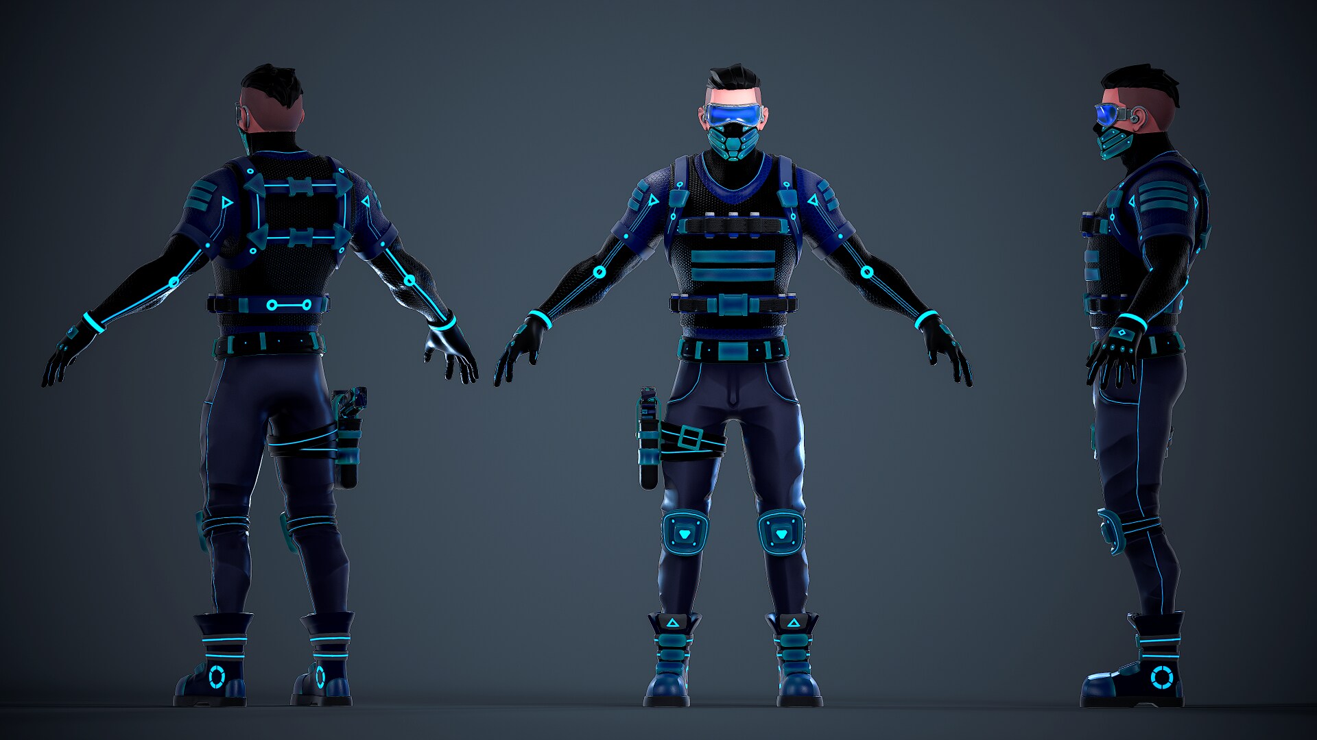 SCI-FI Soldier - Stylized Character in Characters - UE Marketplace