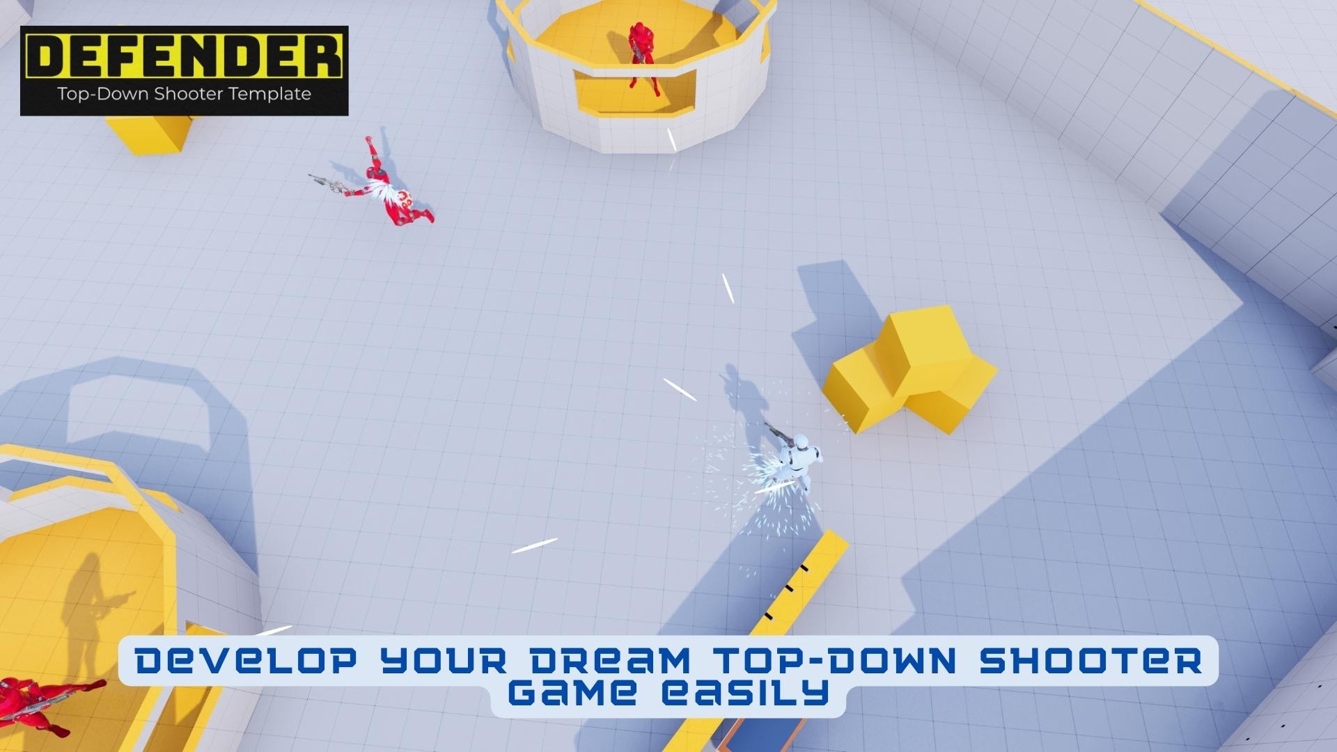 Defender: Top Down Shooter Template in Blueprints - UE Marketplace